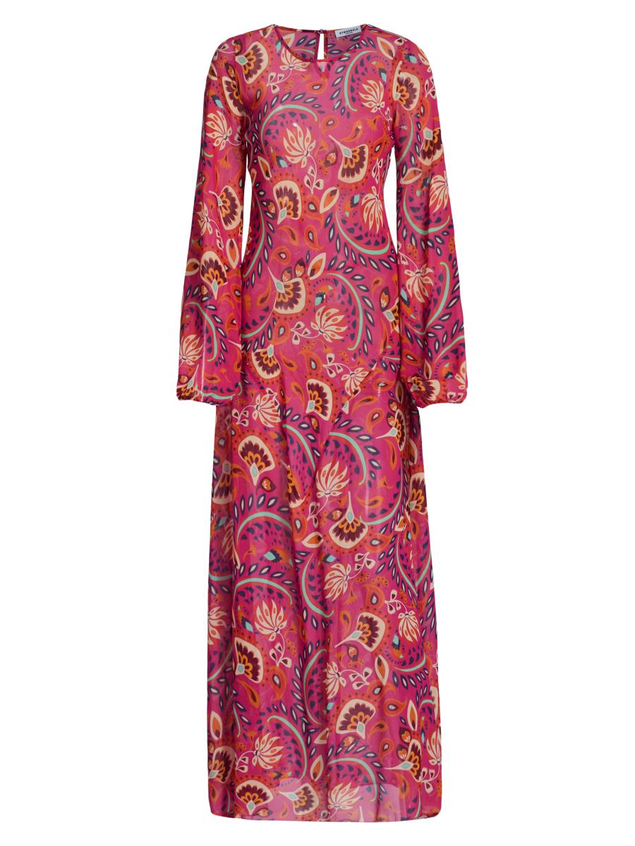 Eywasouls Malibu April Floral Long-Sleeve Maxi Dress | Saks Fifth Avenue