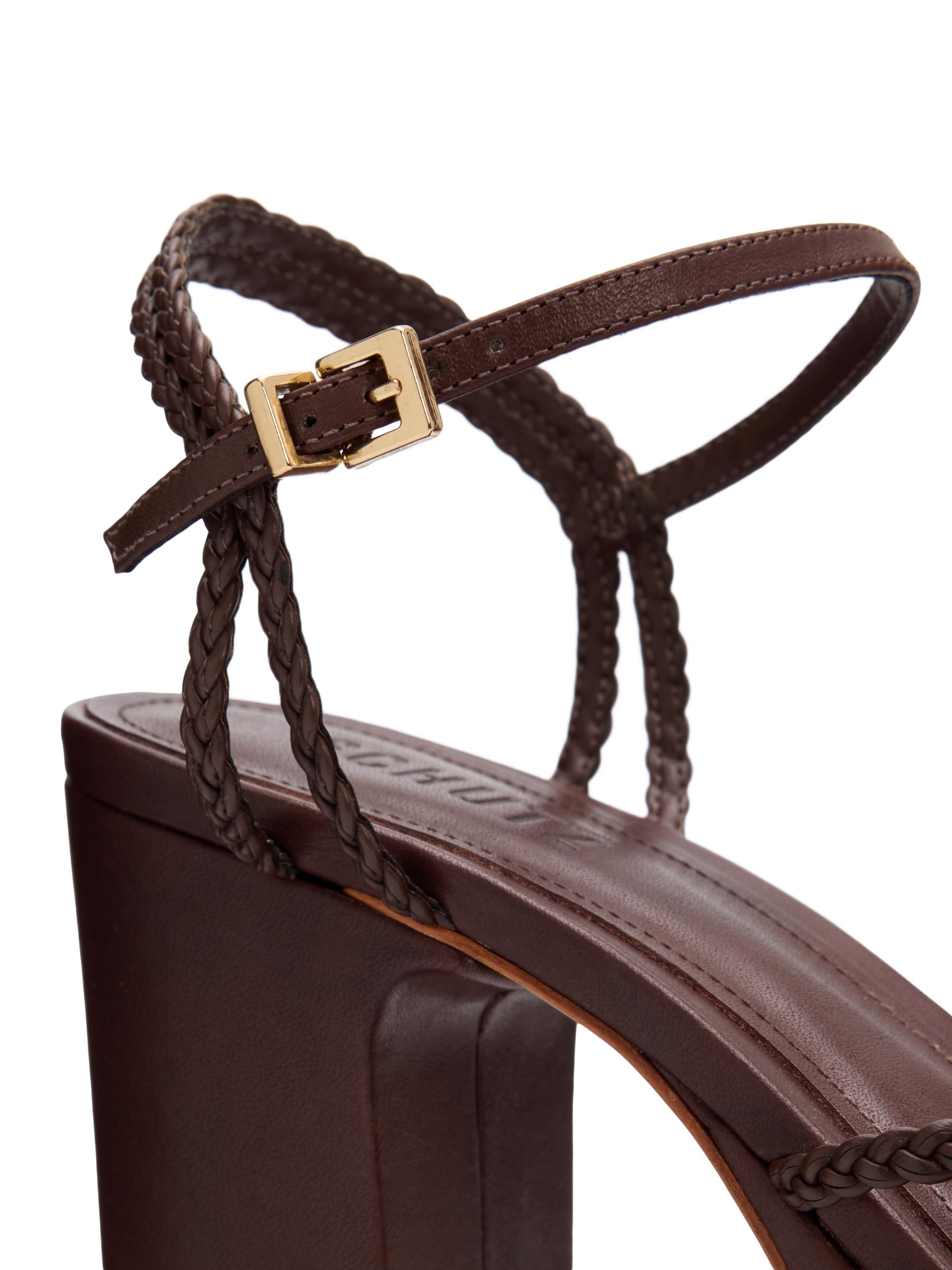 Schutz Kalina 100MM Leather Platform Sandals | Saks Fifth Avenue