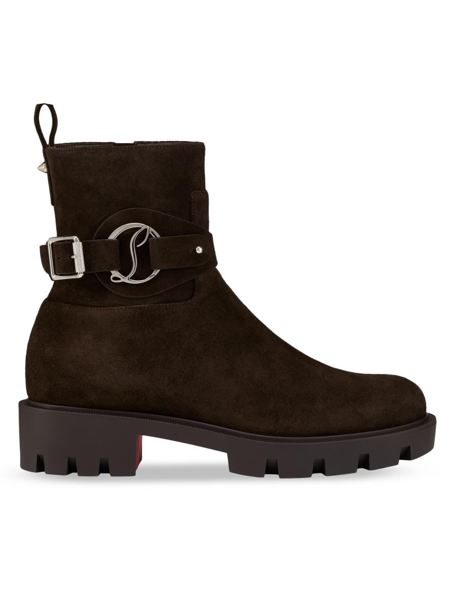 Christian Louboutin Dianouchette Lug Booties | Saks Fifth Avenue