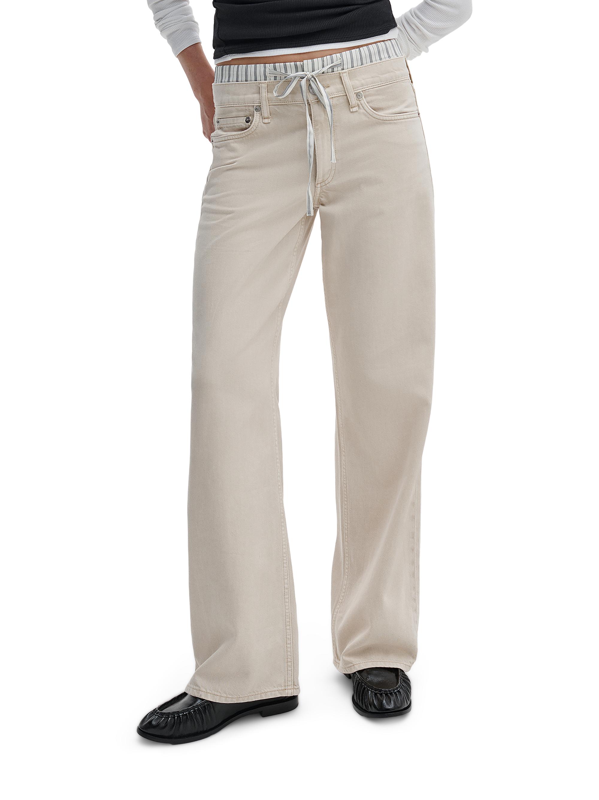 rag & bone Saige Full Boxer Straight-Leg Pants | Saks Fifth Avenue