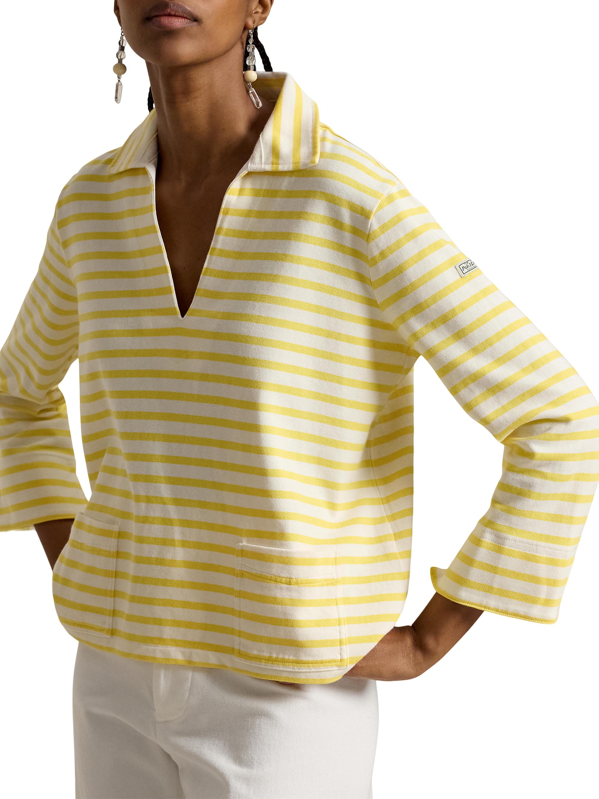 Polo Ralph Lauren Striped Cotton Jersey Polo Shirt | Saks Fifth Avenue