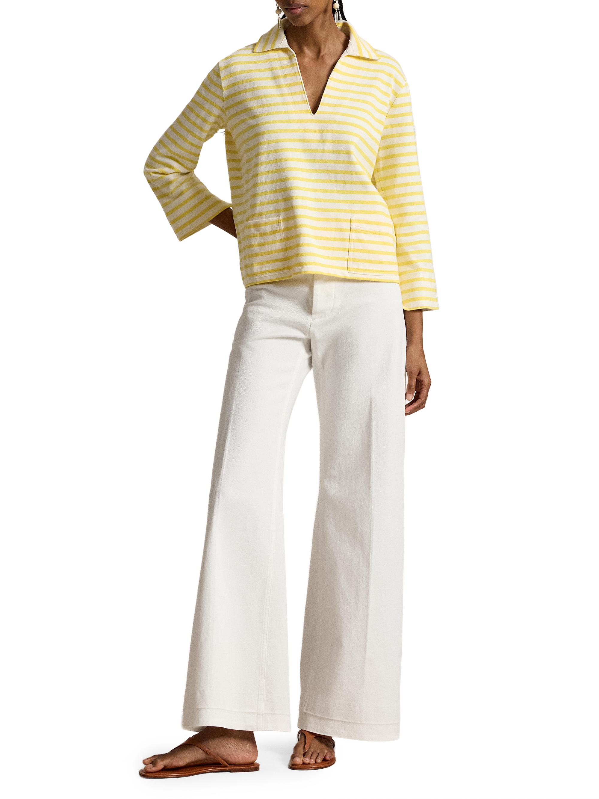 Polo Ralph Lauren Striped Cotton Jersey Polo Shirt | Saks Fifth Avenue
