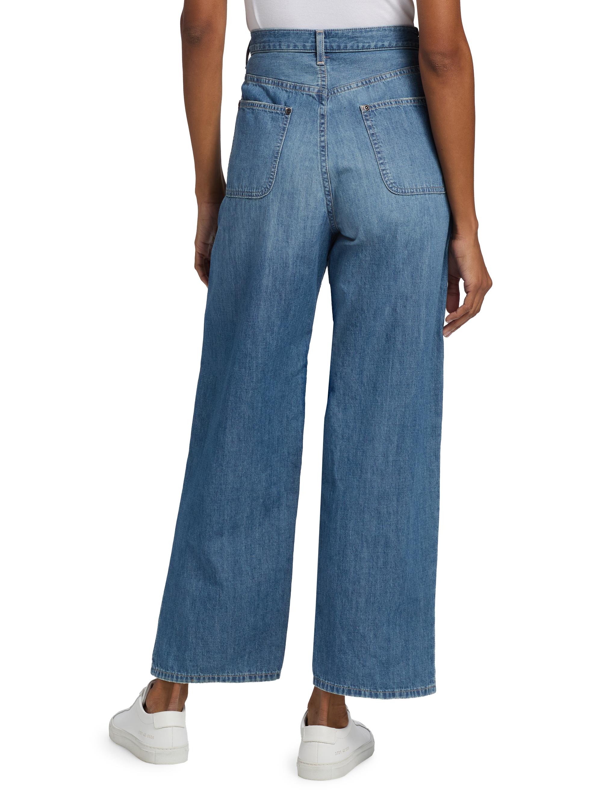 Nili Lotan Whitney Wide-Leg Ankle Jeans | Saks Fifth Avenue