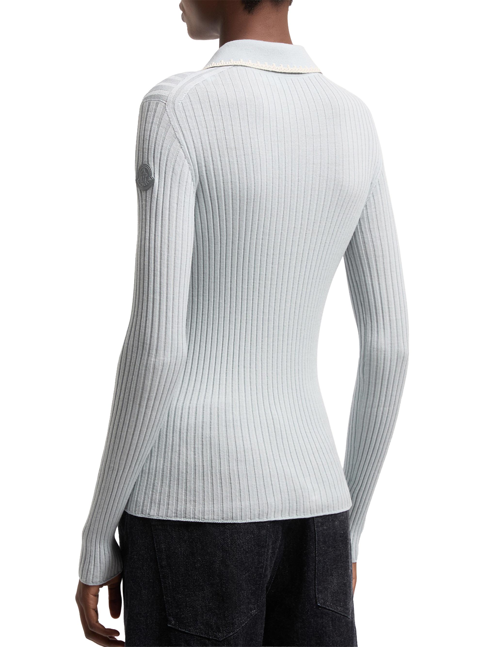 Moncler Polo Shirt in Wool | Saks Fifth Avenue