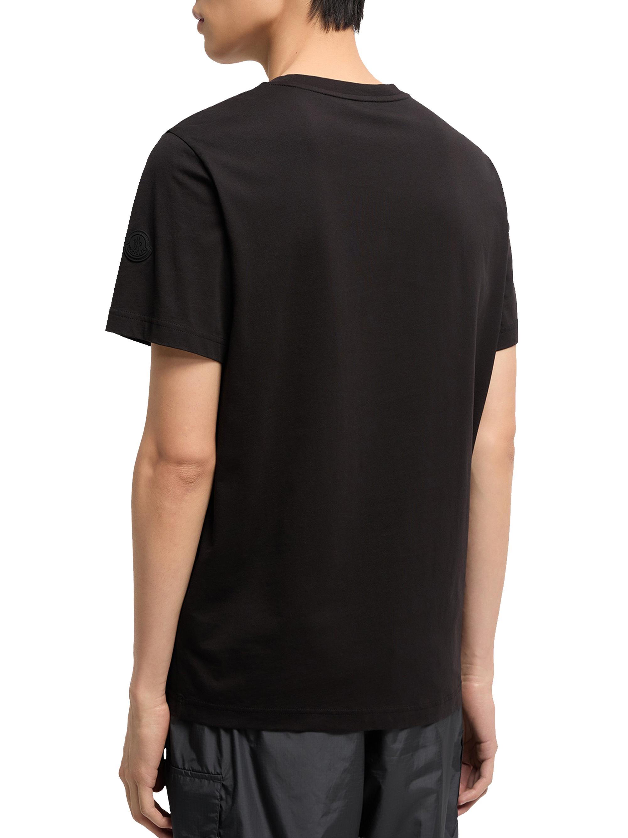 Moncler Crew Neck T-Shirt in Cotton Jersey | Saks Fifth Avenue