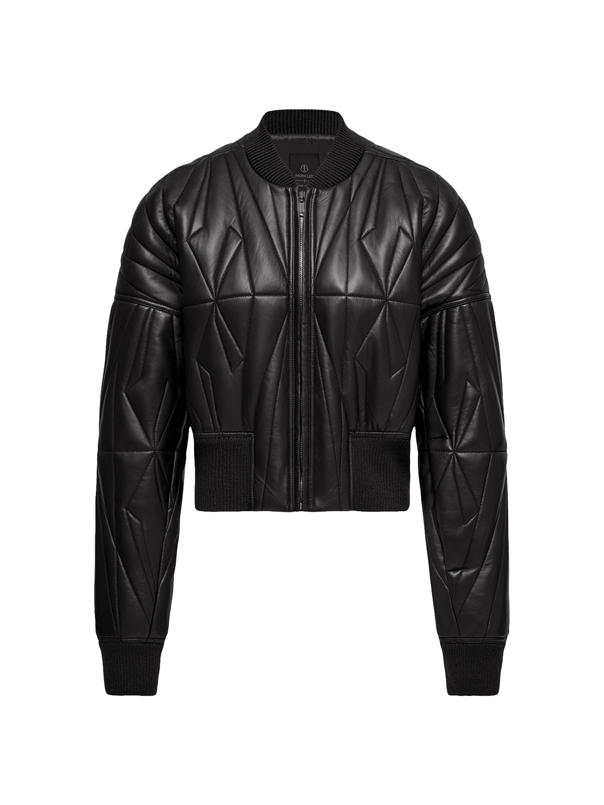 Moncler Moncler + Rick Owens Geocamo Jacket in Leather | Saks Fifth Avenue