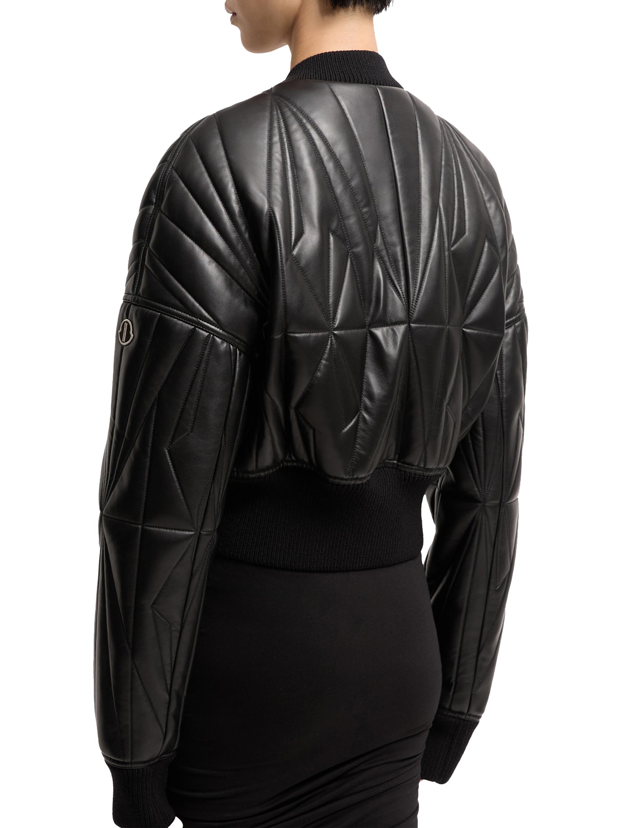 Moncler Moncler + Rick Owens Geocamo Jacket in Leather | Saks Fifth Avenue