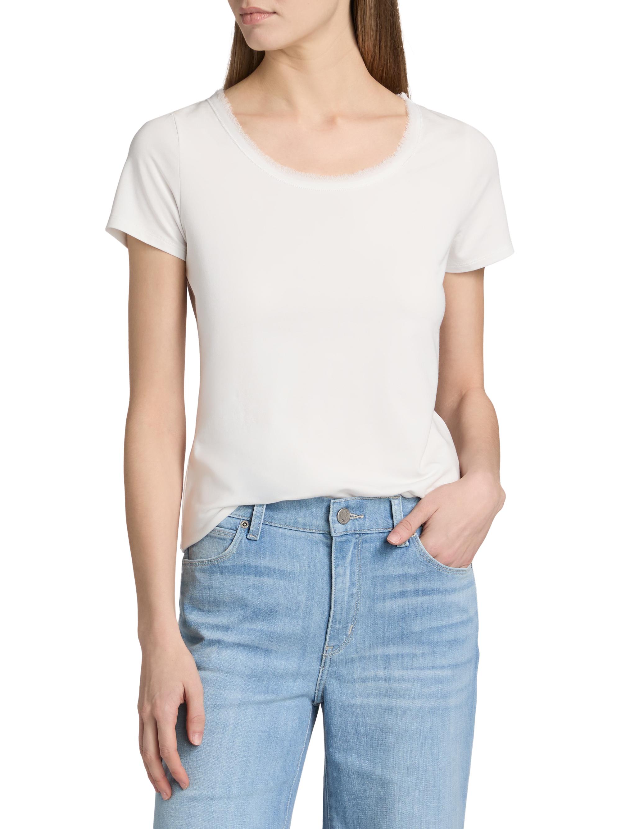 Kobi Halperin Ahava Cotton-Blend Scoopneck T-Shirt | Saks Fifth Avenue