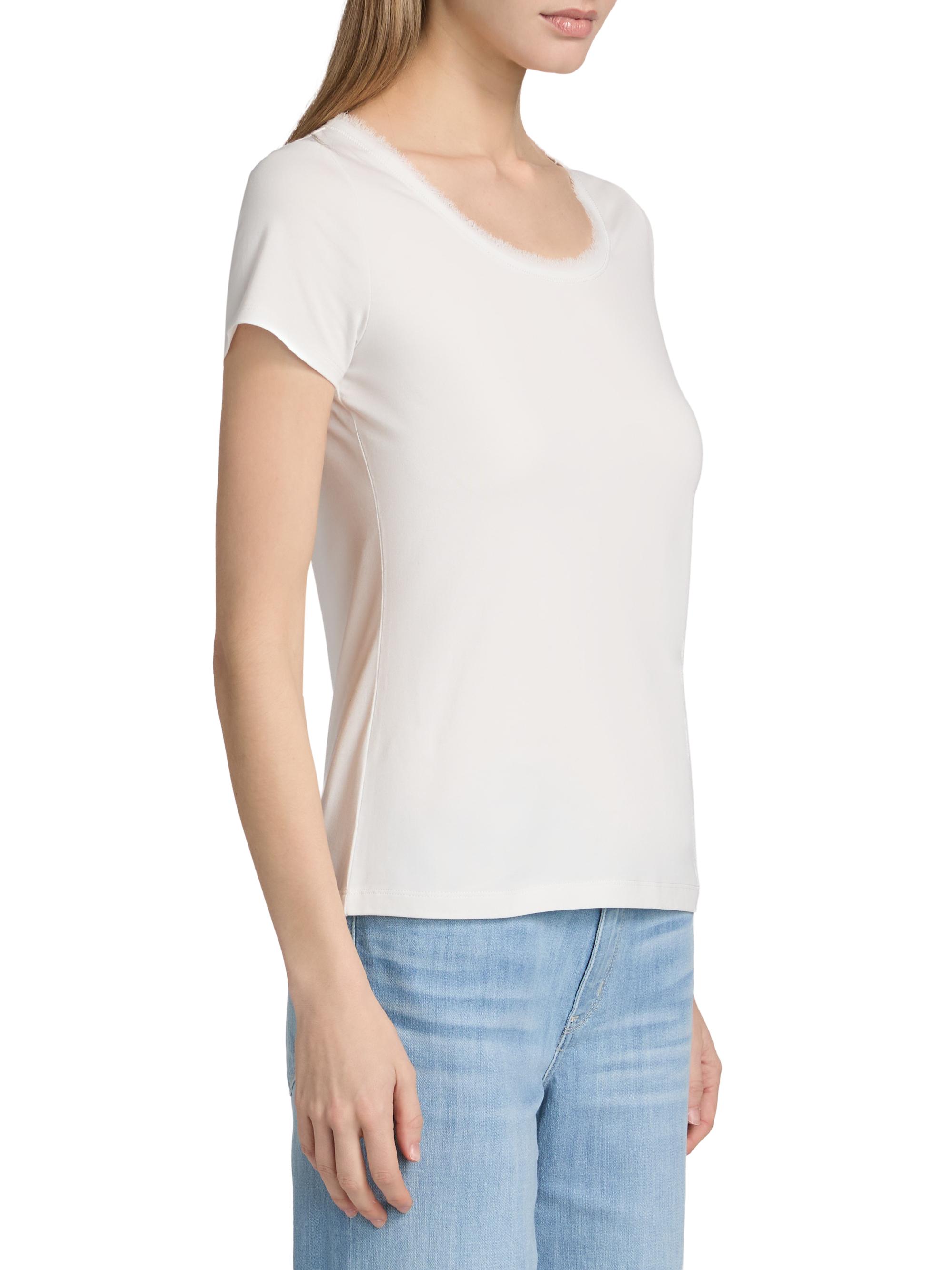 Kobi Halperin Ahava Cotton-Blend Scoopneck T-Shirt | Saks Fifth Avenue