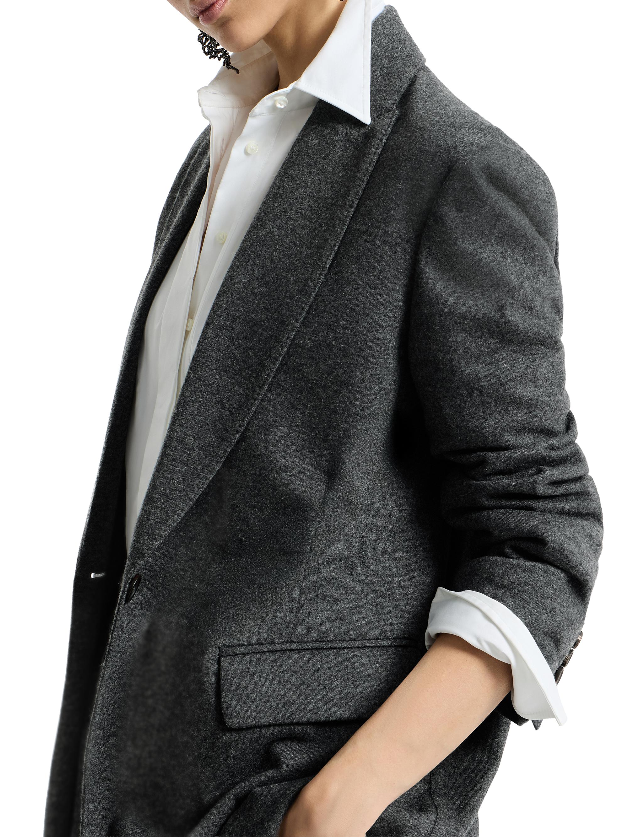 Brunello Cucinelli Cashmere Jersey Blazer with Monili | Saks Fifth Avenue