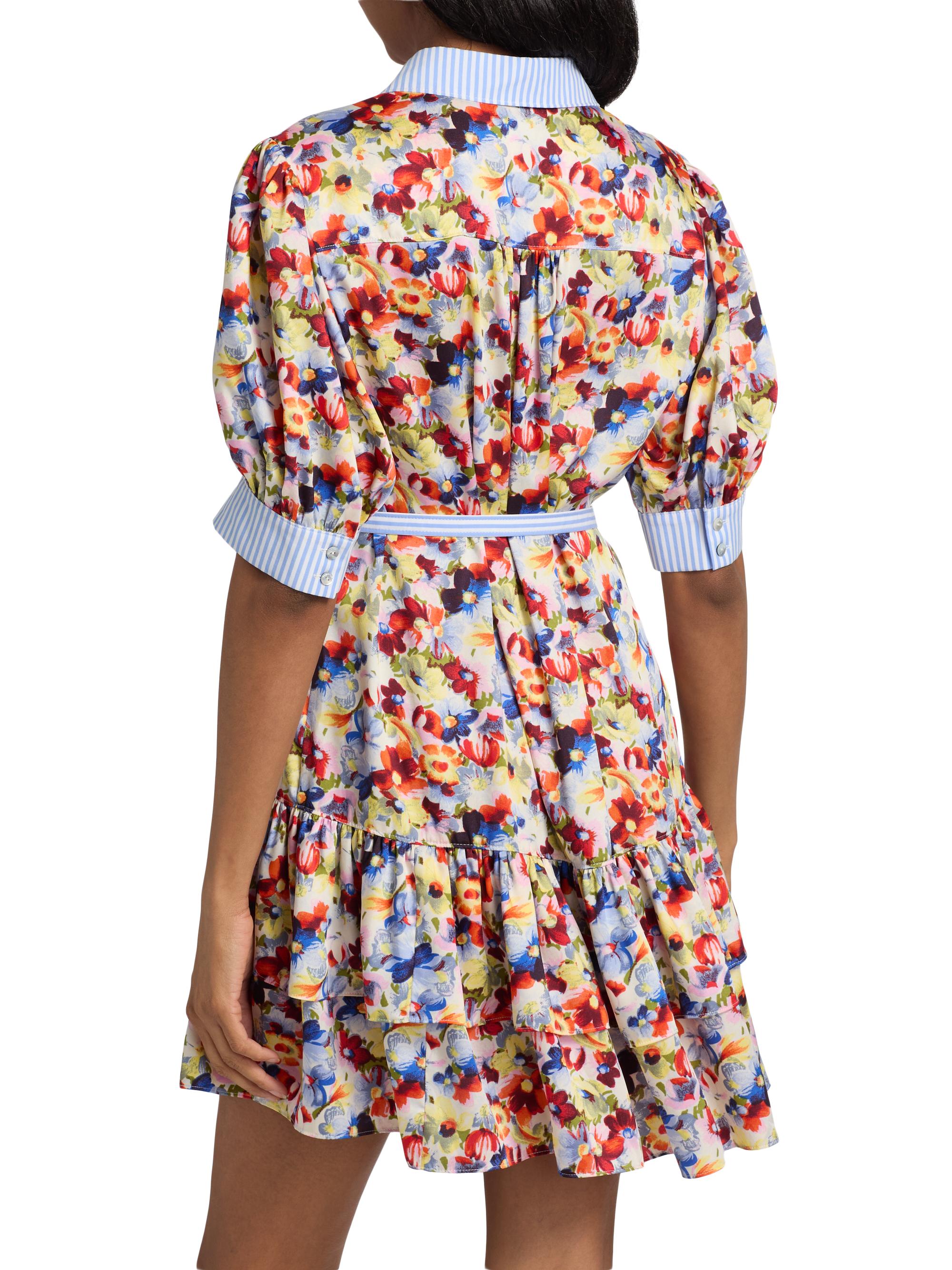 Cinq à Sept Emry Wildflower Bunch Button-Front Minidress | Saks Fifth ...