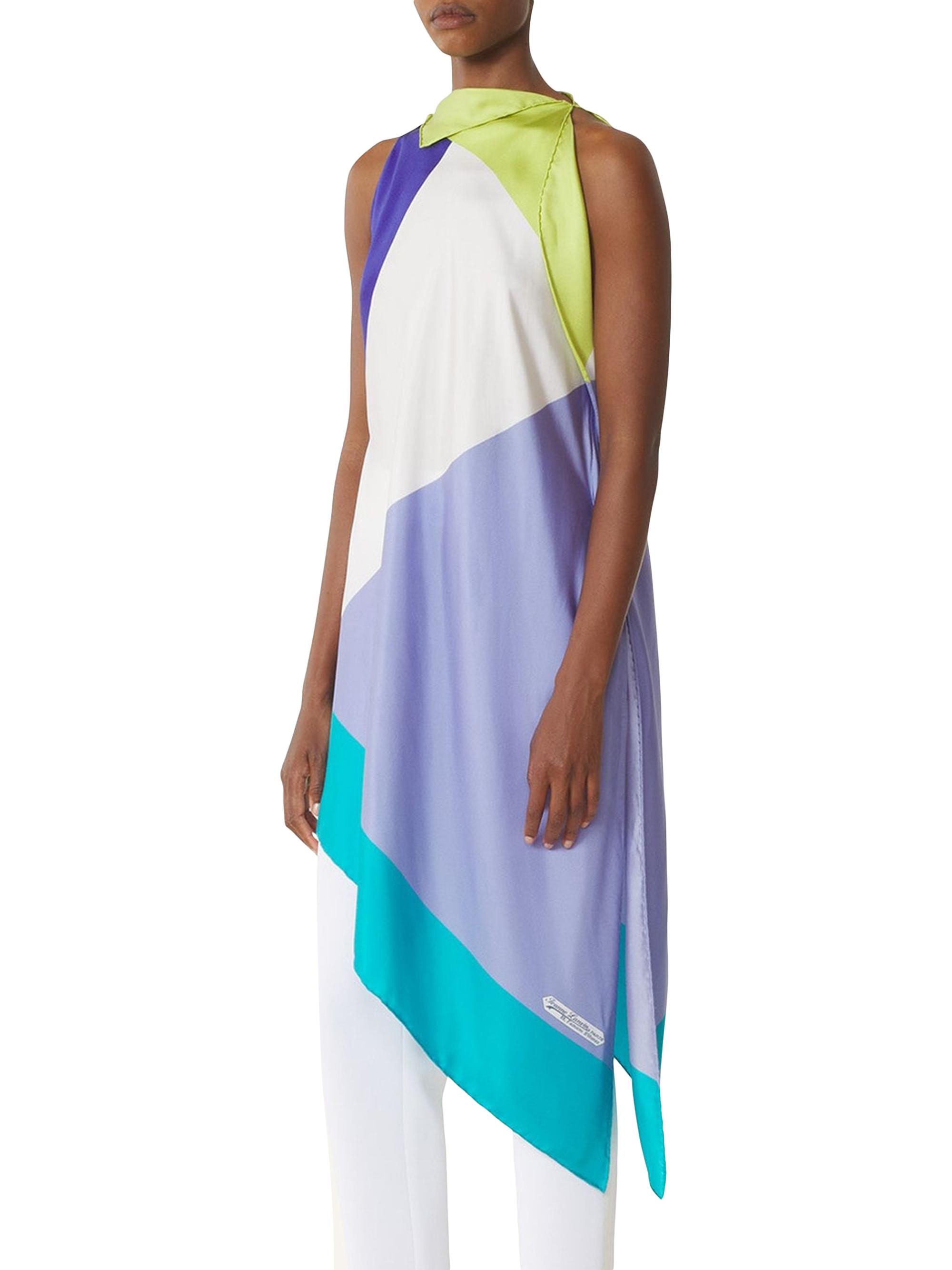 Lanvin Silk Graphic Print Top | Saks Fifth Avenue