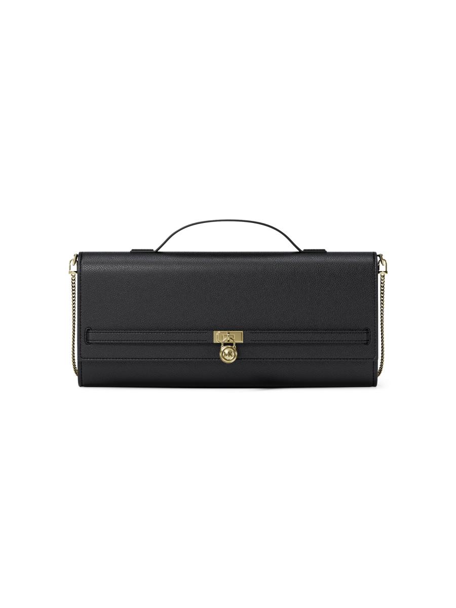MICHAEL Michael Kors Hamilton Medium Leather Clutch | Saks Fifth Avenue