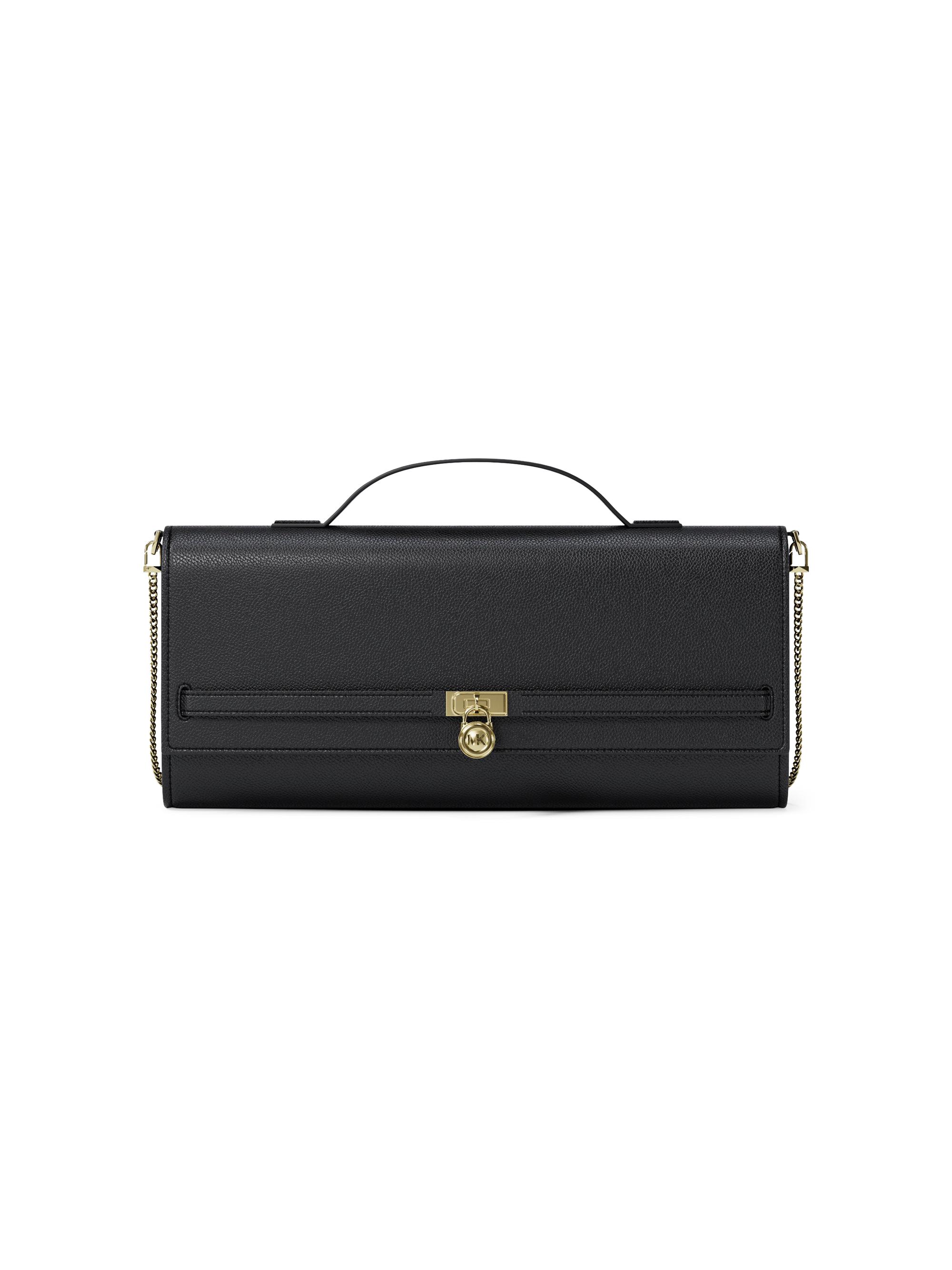 MICHAEL Michael Kors Hamilton Medium Leather Clutch | Saks Fifth Avenue