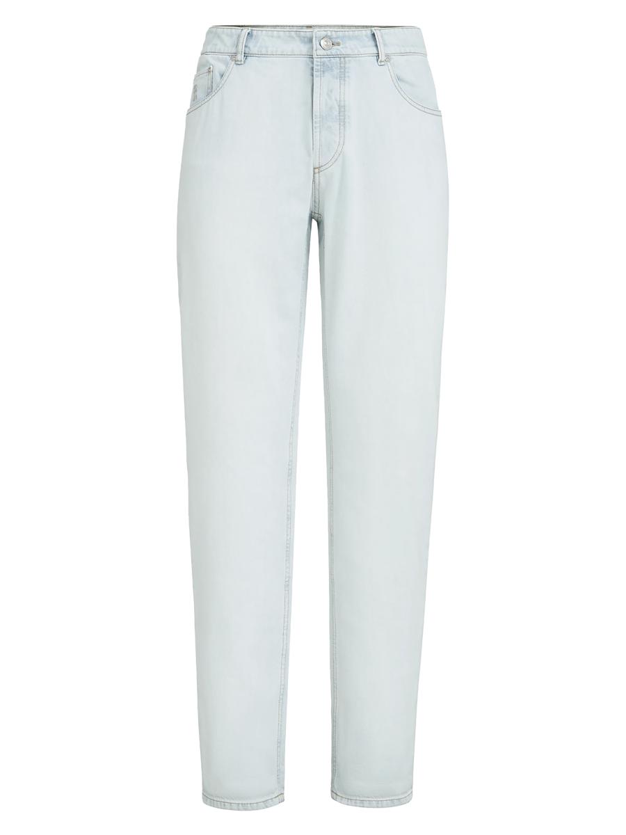 Brunello Cucinelli Lightweight Denim Traditional Fit Five Pocket Jeans ...