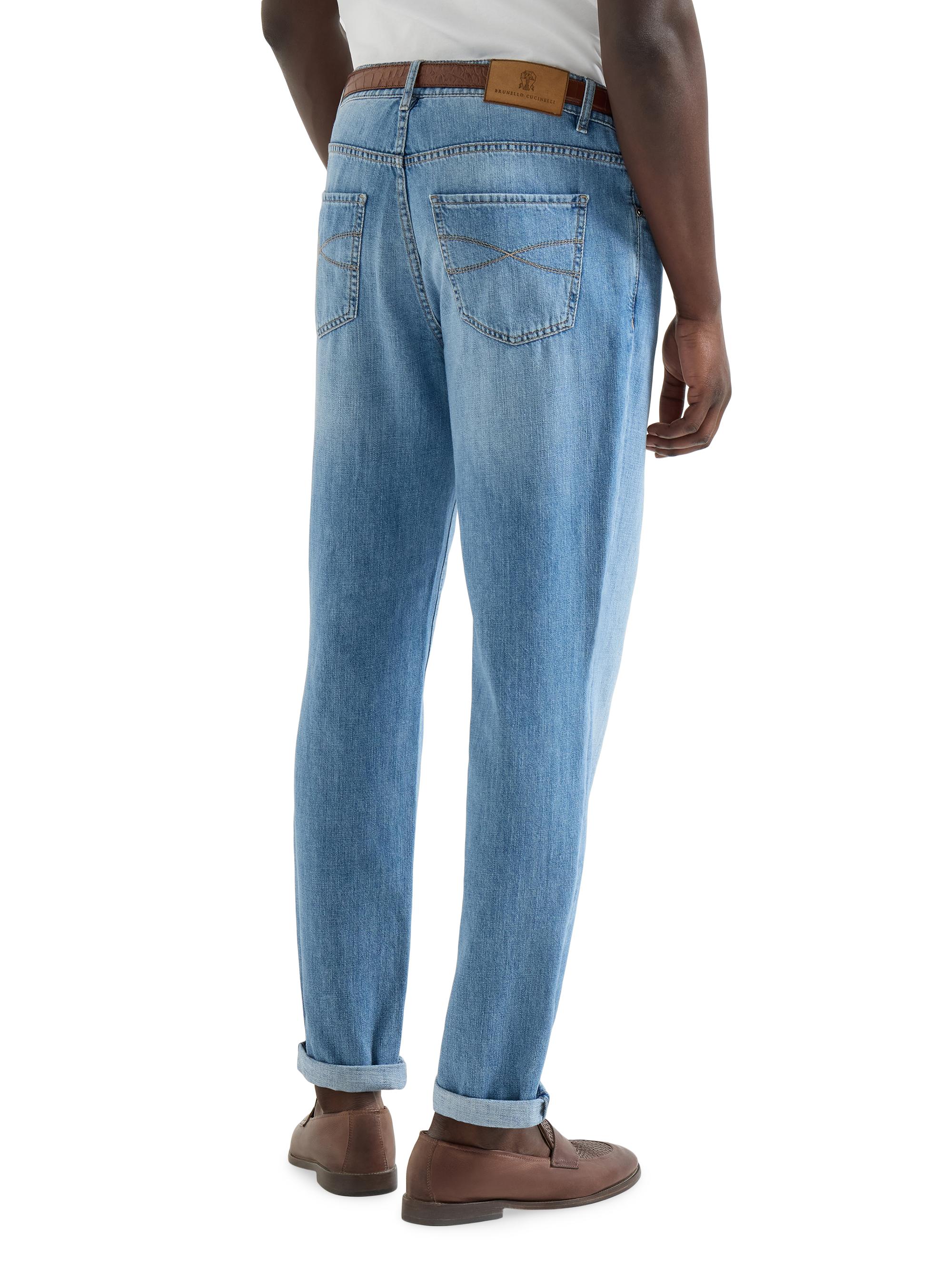 Brunello Cucinelli Lightweight Denim Traditional Fit Five Pocket Jeans ...