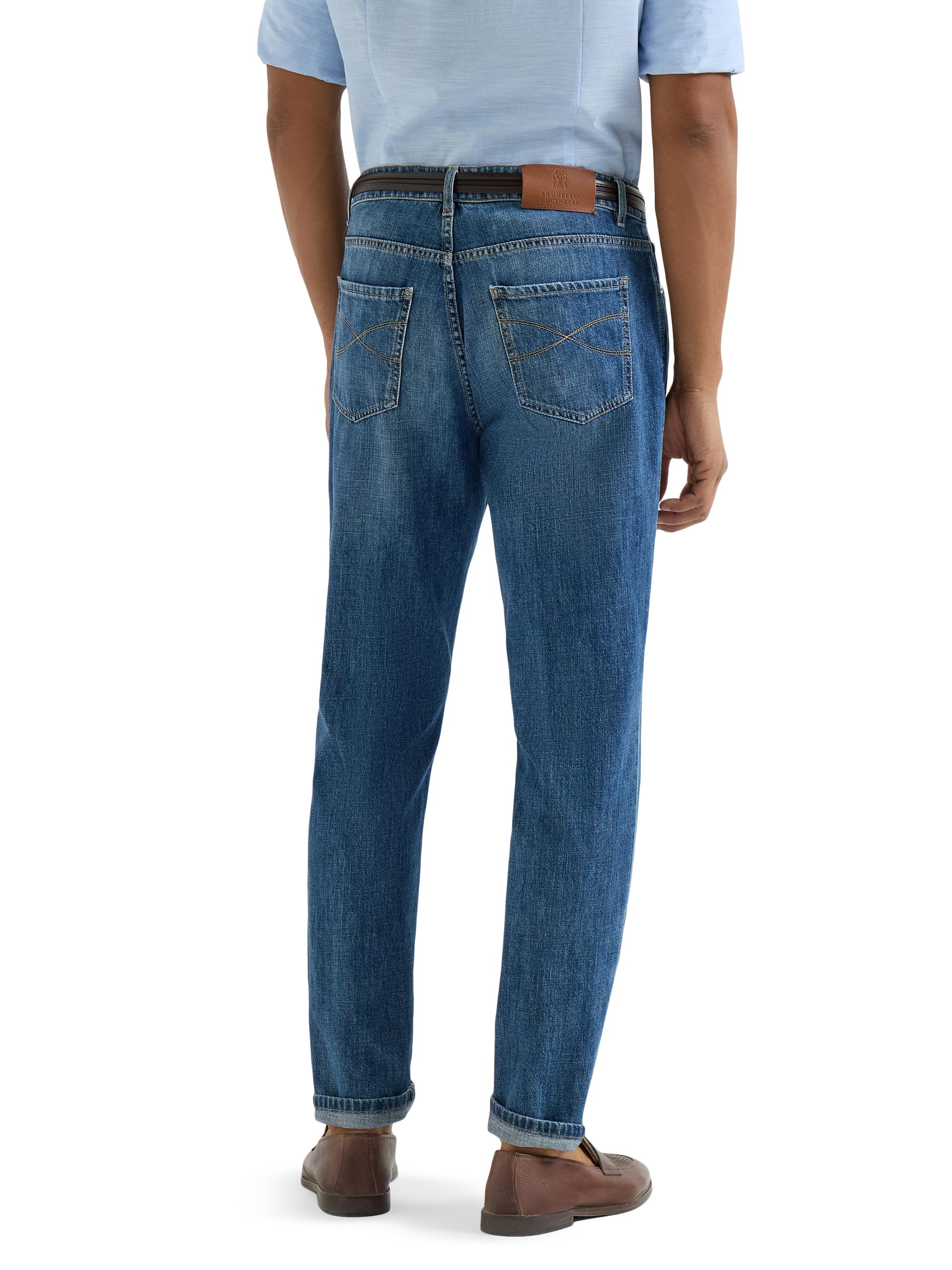 Brunello Cucinelli Lightweight Denim Traditional Fit Five Pocket Jeans ...