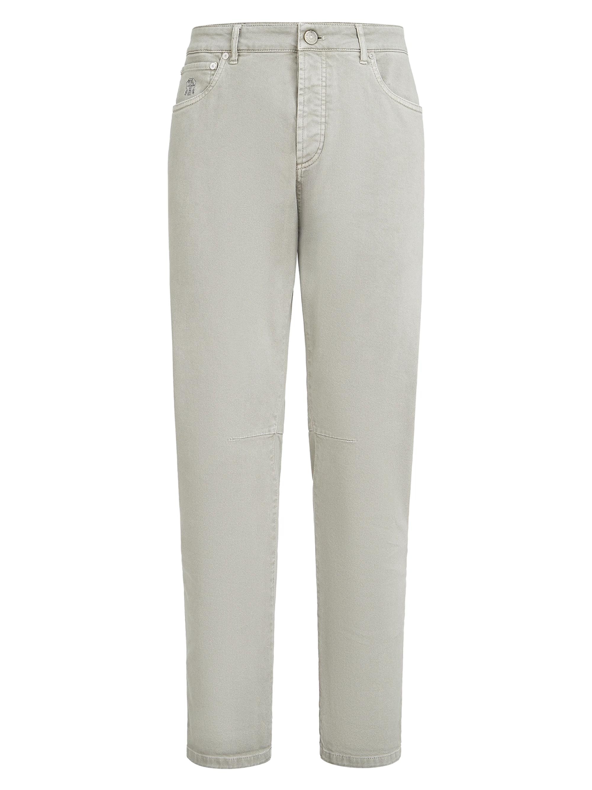 Brunello Cucinelli Garment Dyed Five Pocket Jeans in Comfort Denim ...