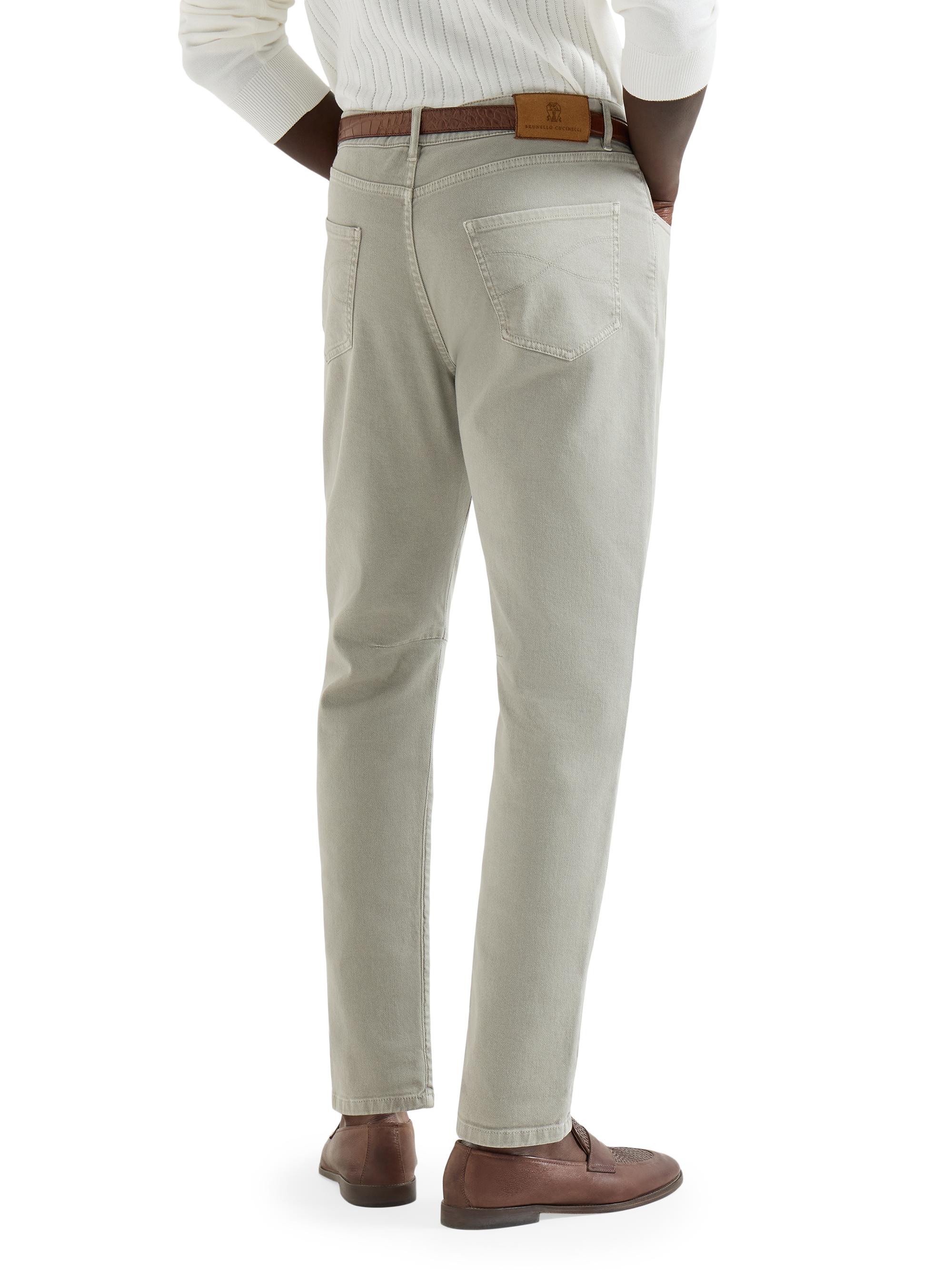 Brunello Cucinelli Garment Dyed Five Pocket Jeans in Comfort Denim ...