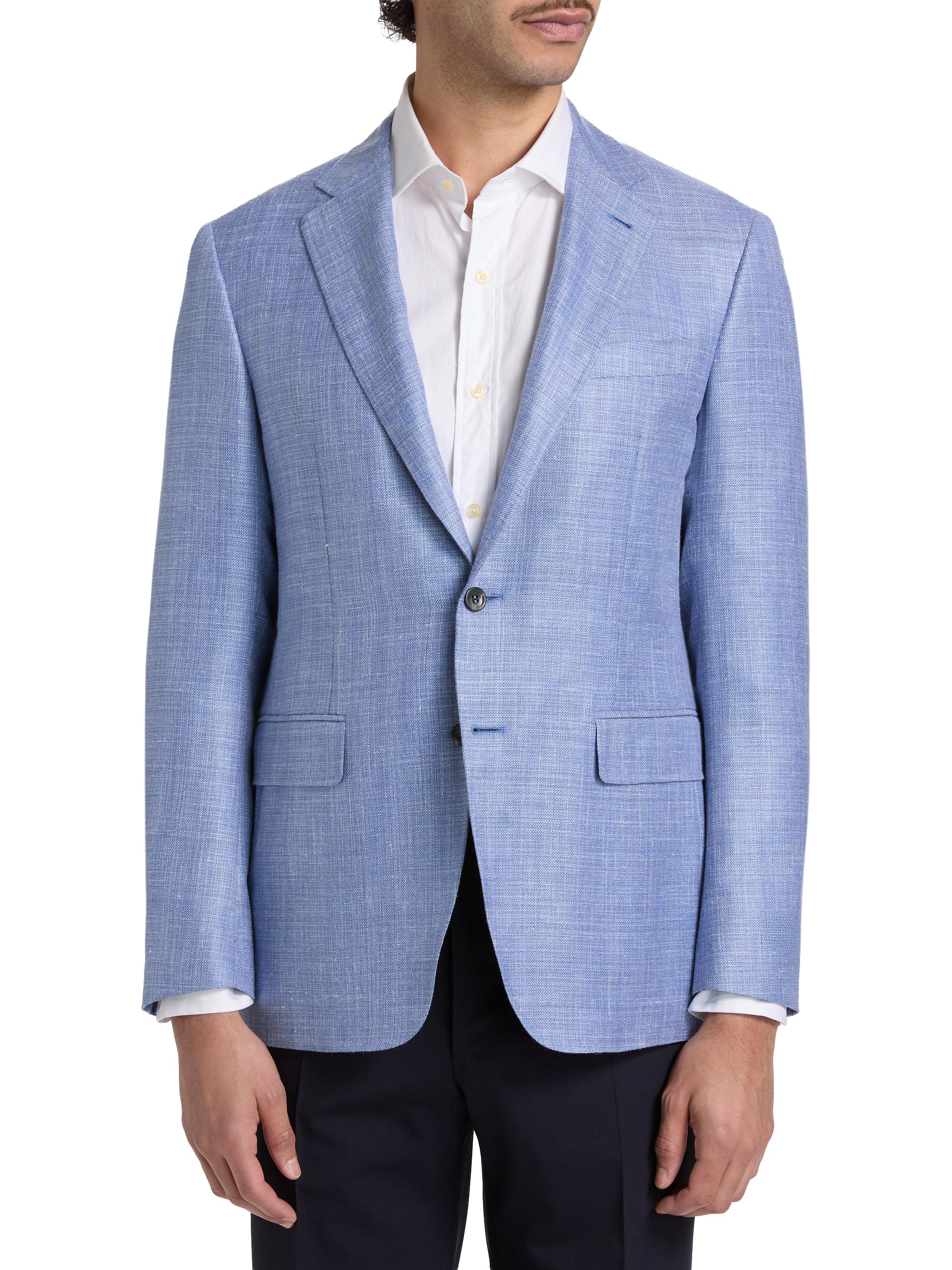 Canali Kei Textured Wool-Blend Sport Coat | Saks Fifth Avenue