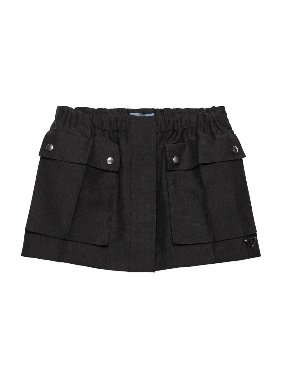 Prada Kid Mohair Miniskirt | Saks Fifth Avenue