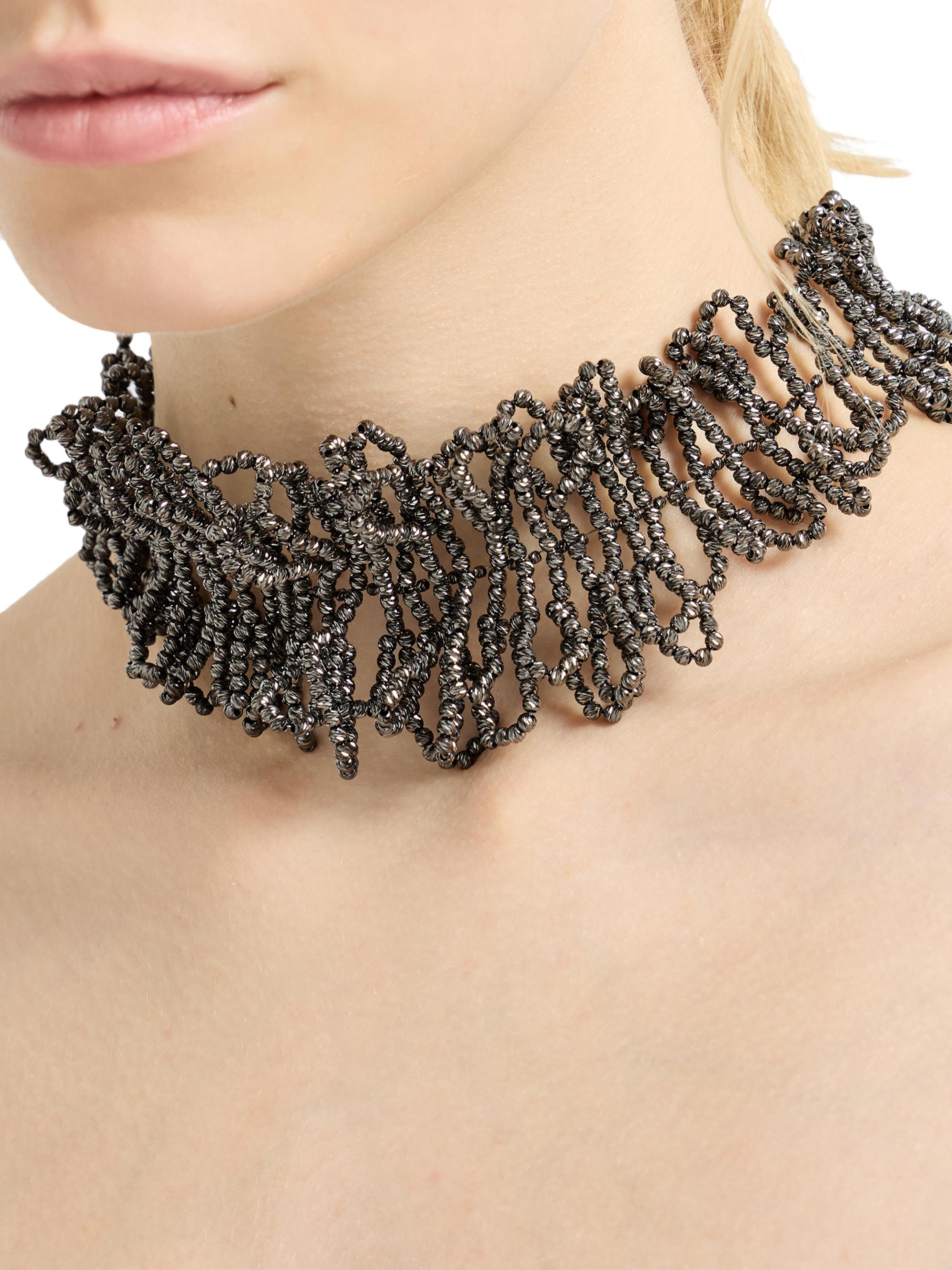 Brunello Cucinelli Sterling Silver Choker Necklace | Saks Fifth Avenue