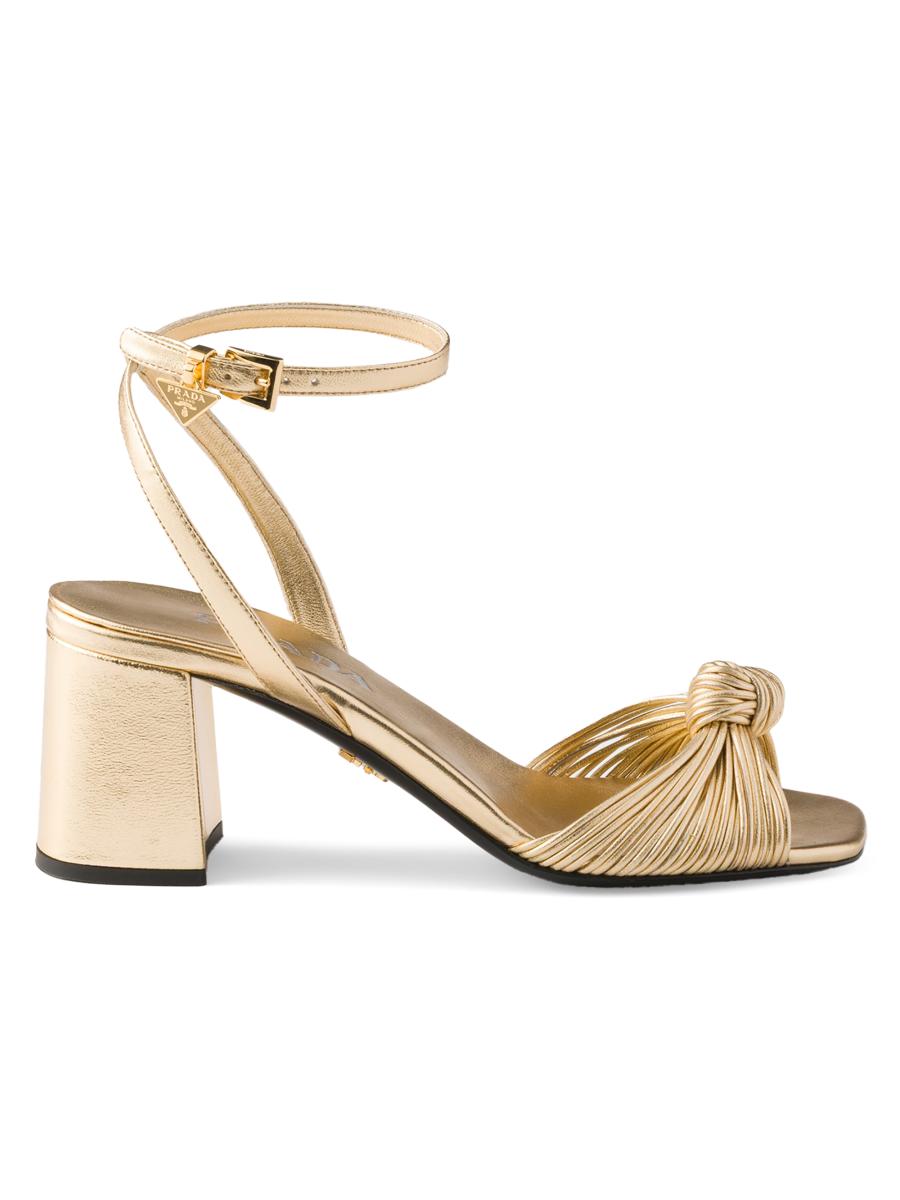 Prada Mordoré Nappa Leather Sandals | Saks Fifth Avenue