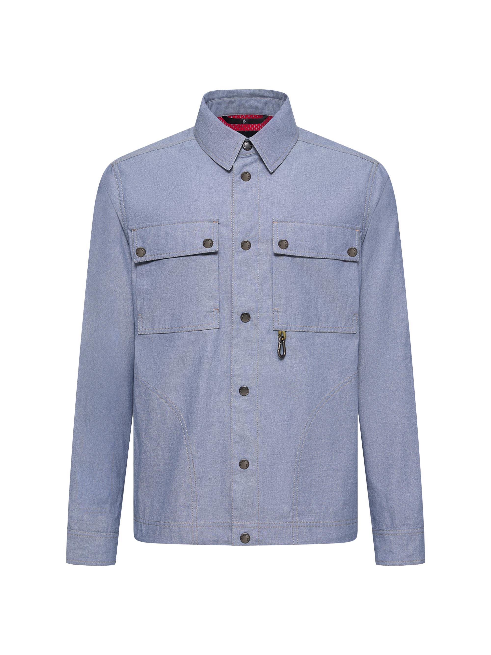 Moncler Grenoble Shirt in Chambray | Saks Fifth Avenue