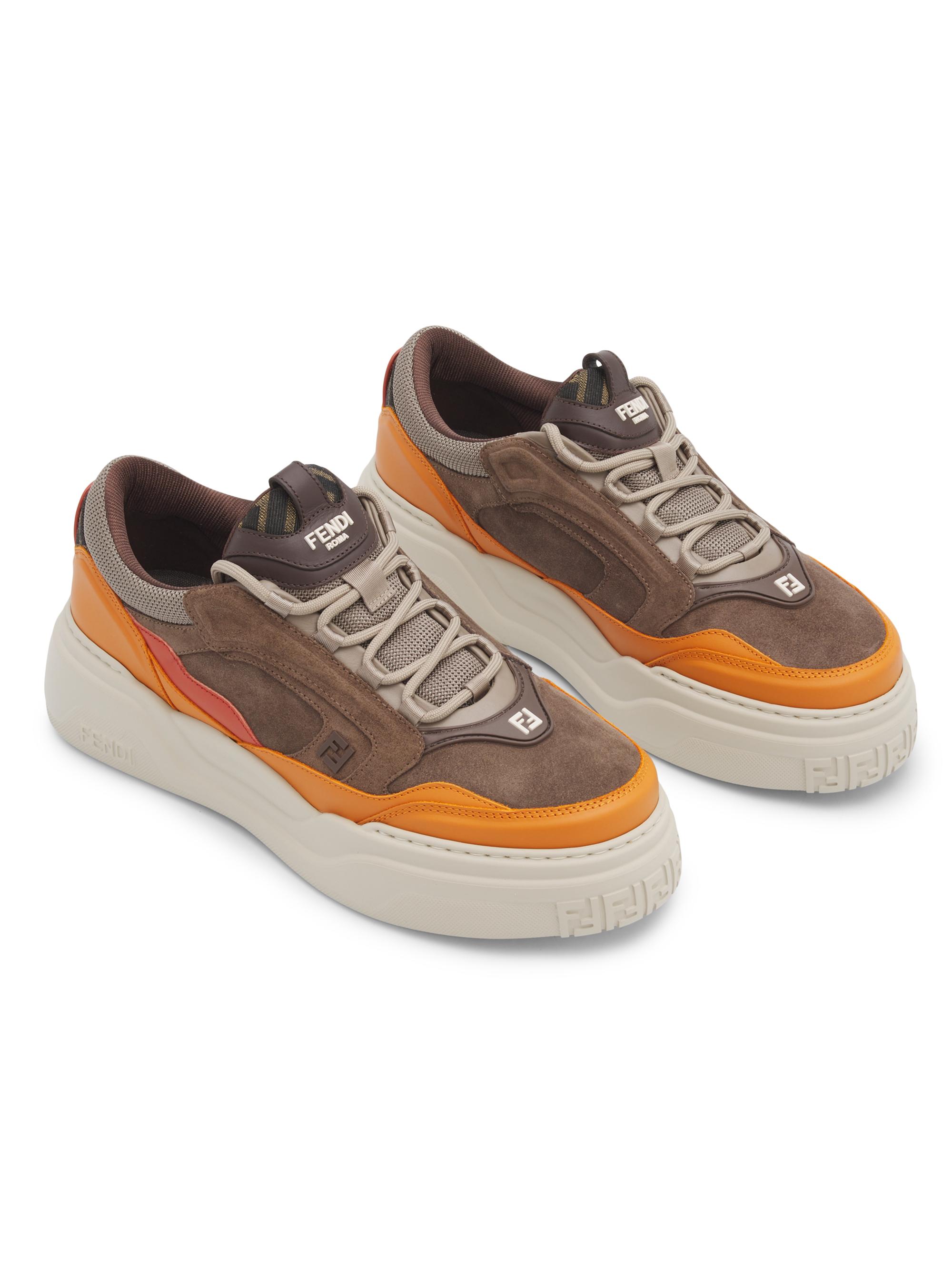 Fendi Force Suede Platform Sneakers | Saks Fifth Avenue