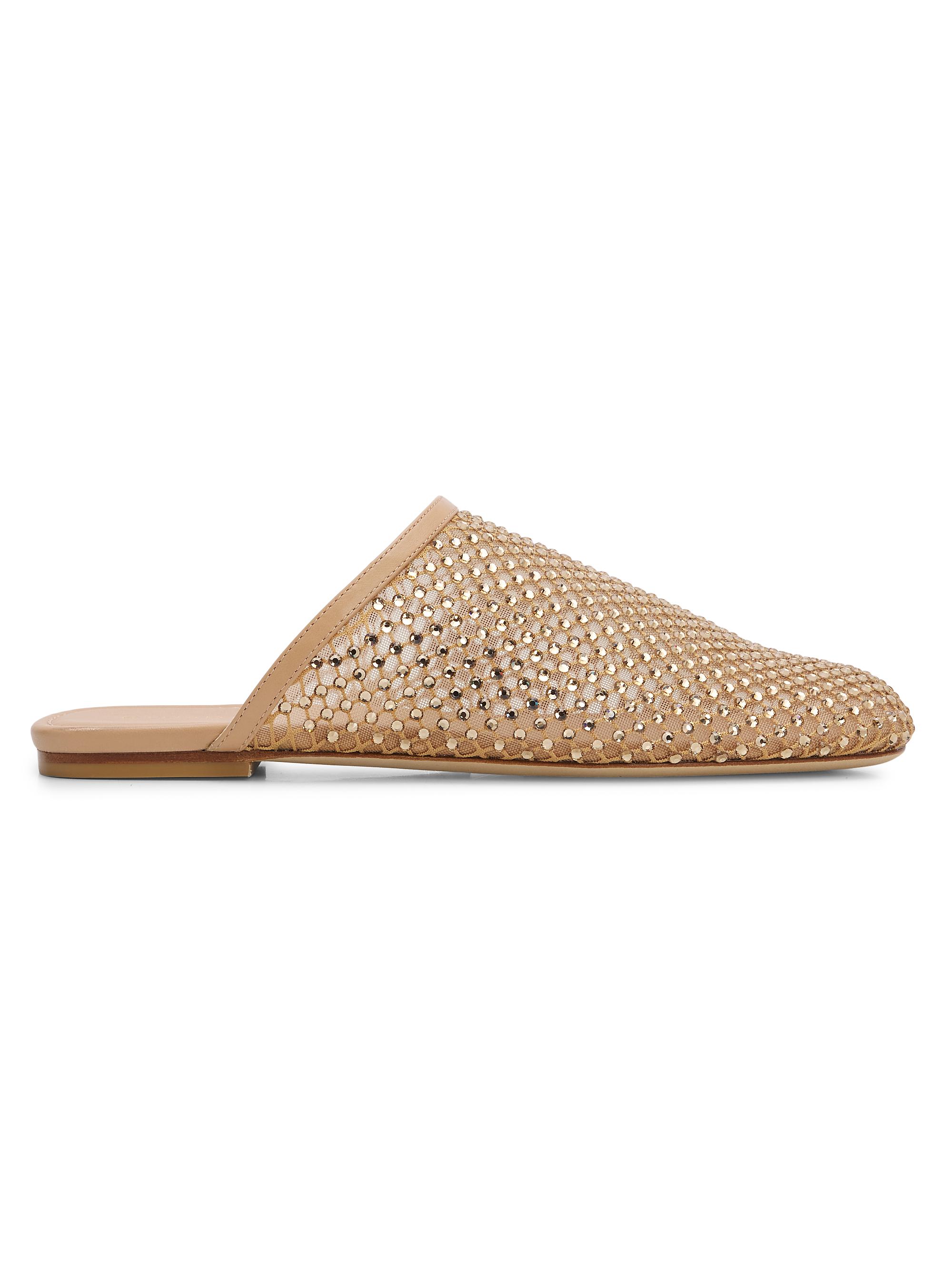 Stuart Weitzman Bareitall Shine Crystal-Embellished Mules | Saks Fifth ...