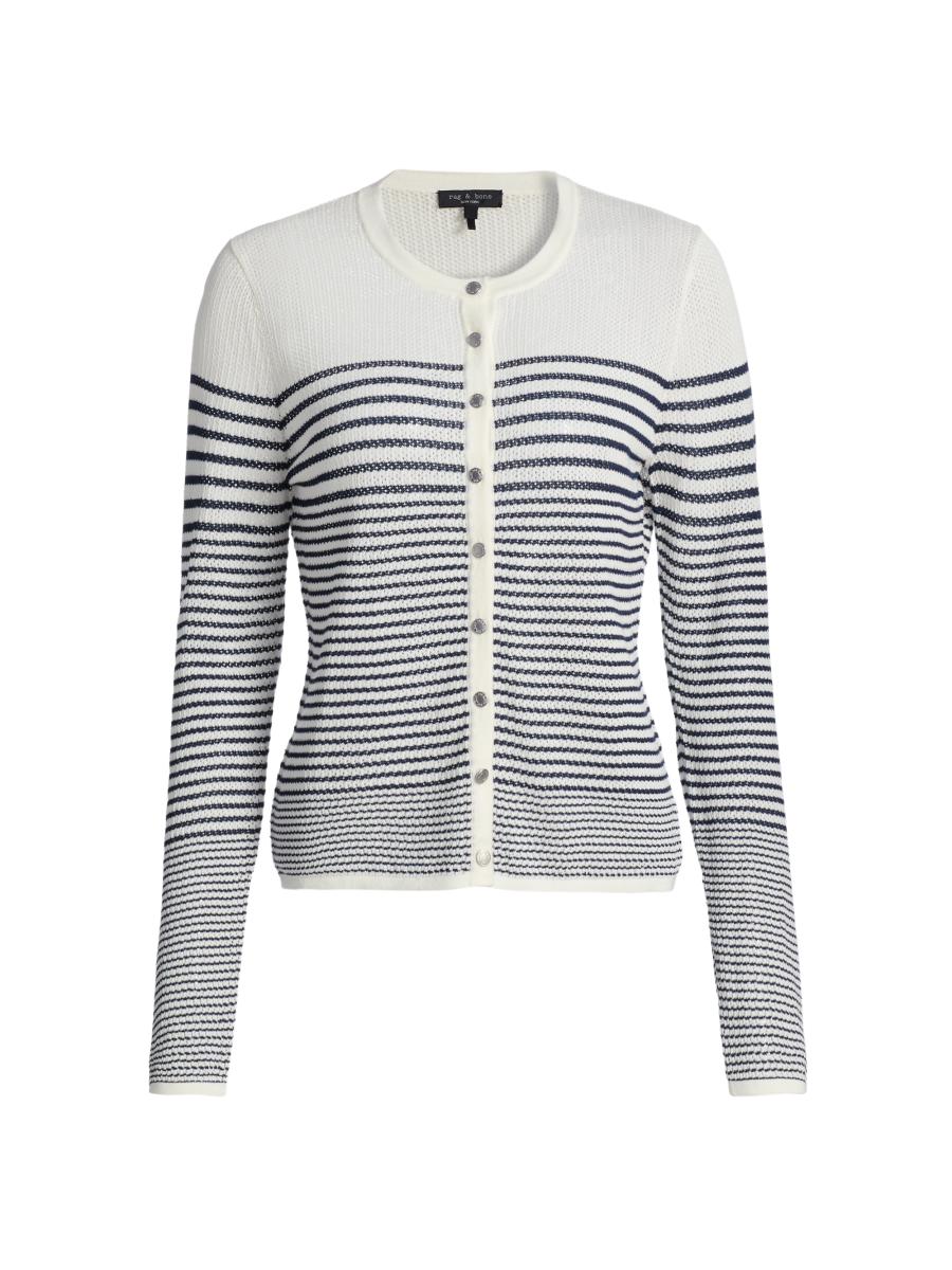 rag & bone Daisy Striped Cardigan | Saks Fifth Avenue