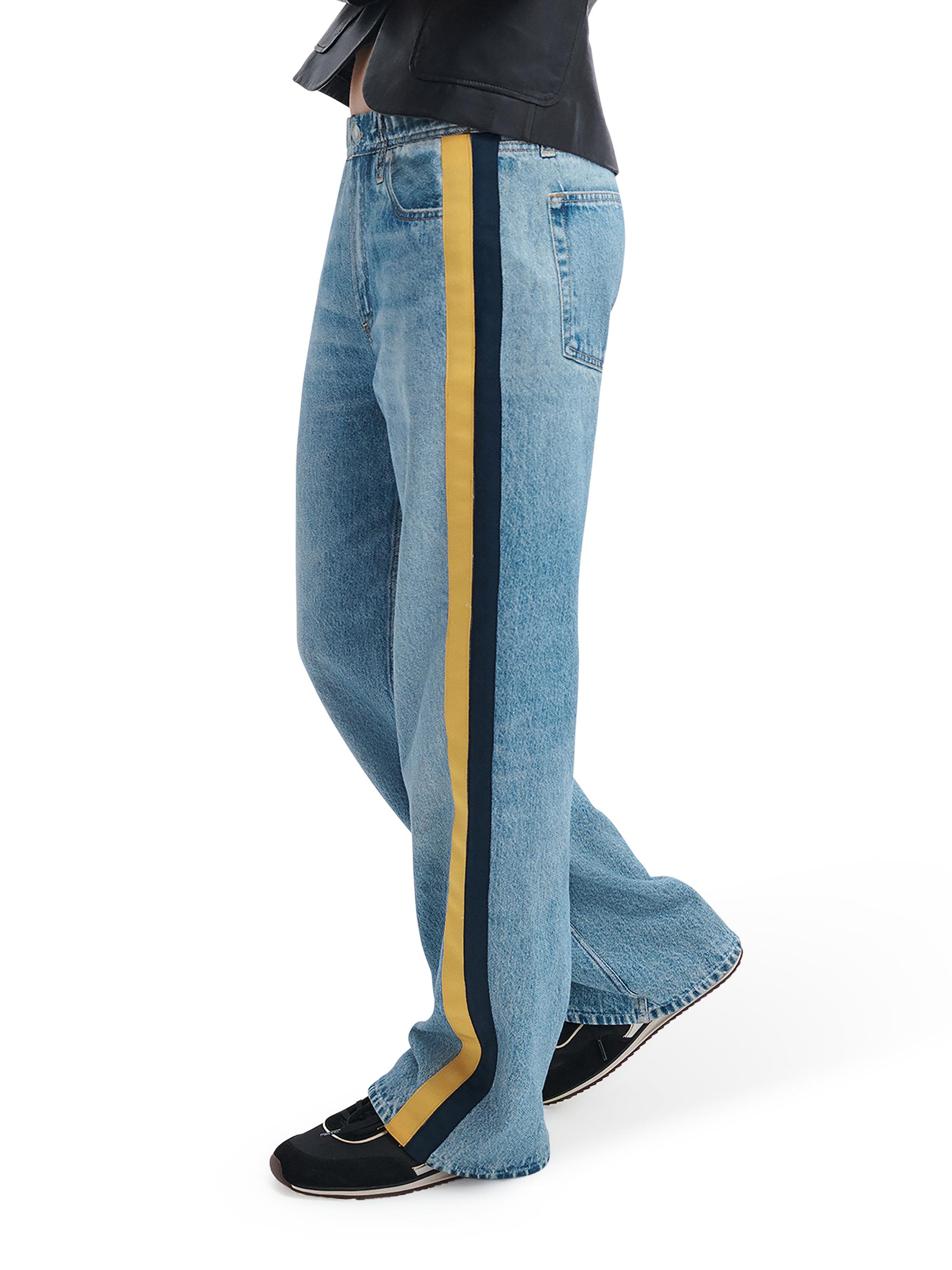 rag & bone rb Miramar Terry Cotton Wide-Leg Track Pants | Saks Fifth Avenue