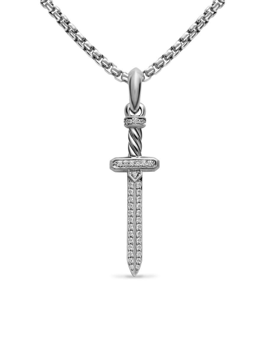 David Yurman Pavé Sword Amulet in Sterling Silver | Saks Fifth Avenue