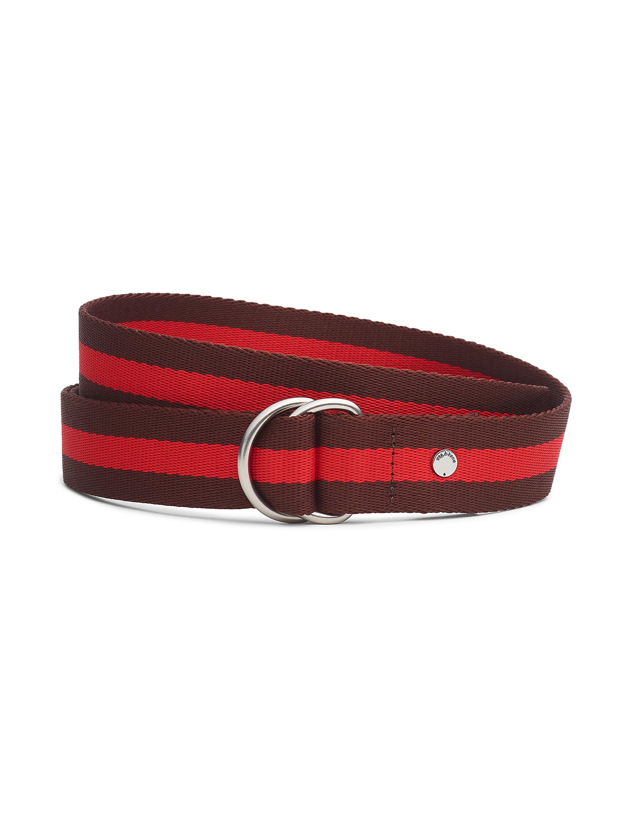 rag & bone Gracie Striped Two-Tone Belt | Saks Fifth Avenue