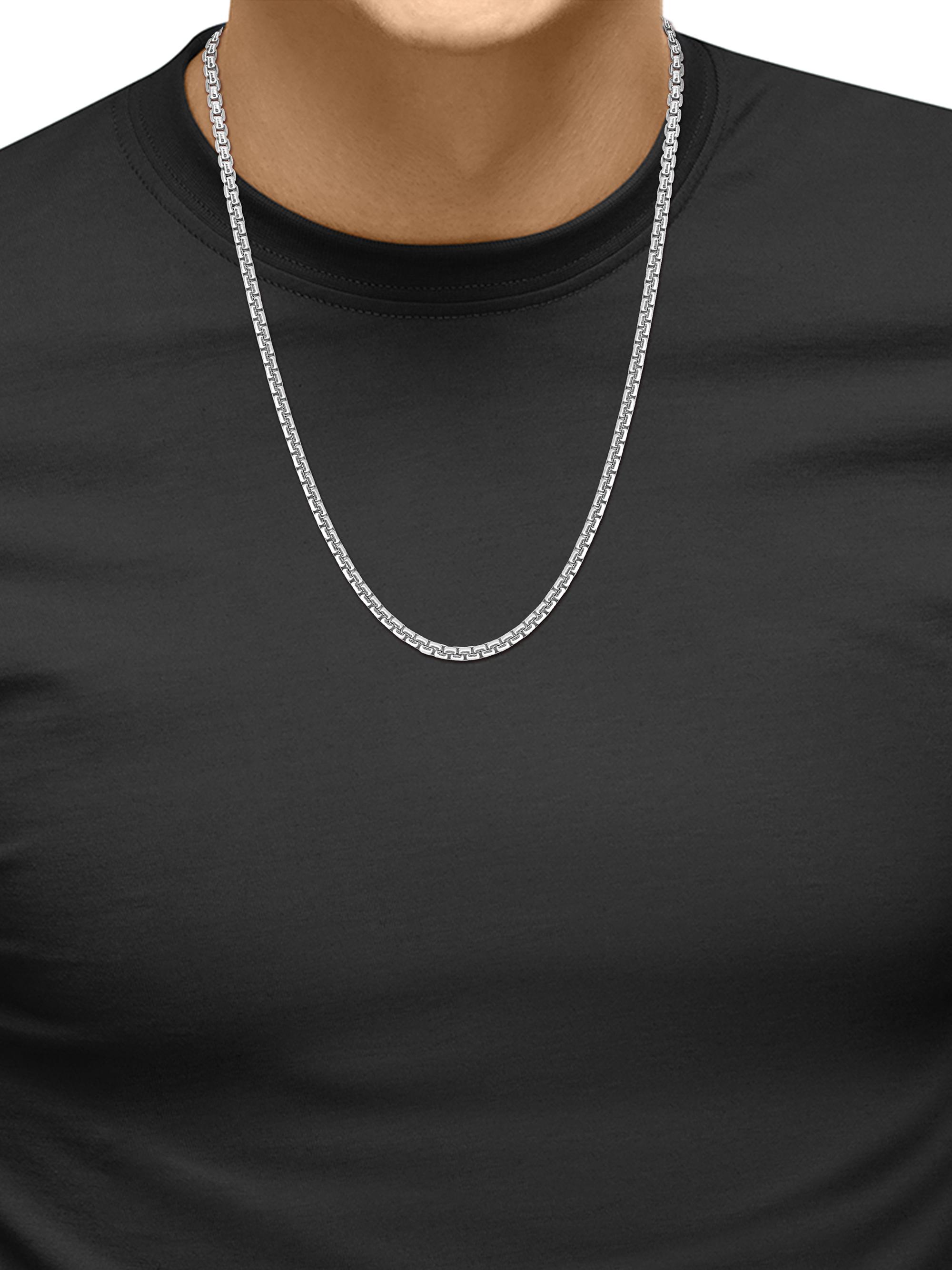 Saks Fifth Avenue Collection Sterling Silver Box Chain Necklace | Saks ...