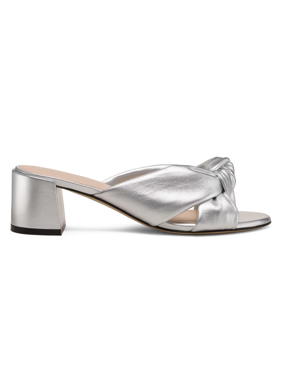 Stuart Weitzman Soplaya 50MM Block Slide Sandals | Saks Fifth Avenue