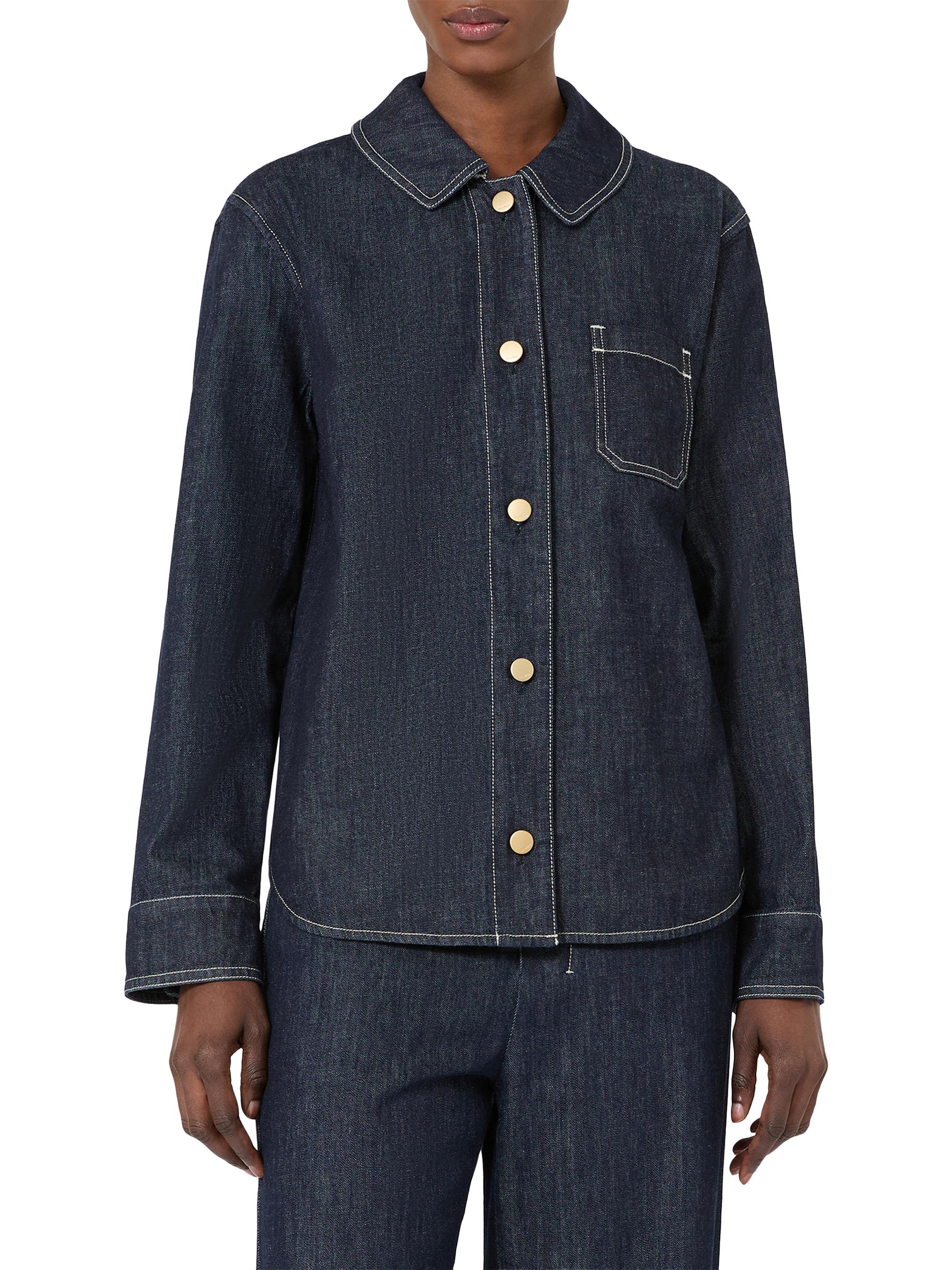 Max Mara Cotton Denim Shirt | Saks Fifth Avenue