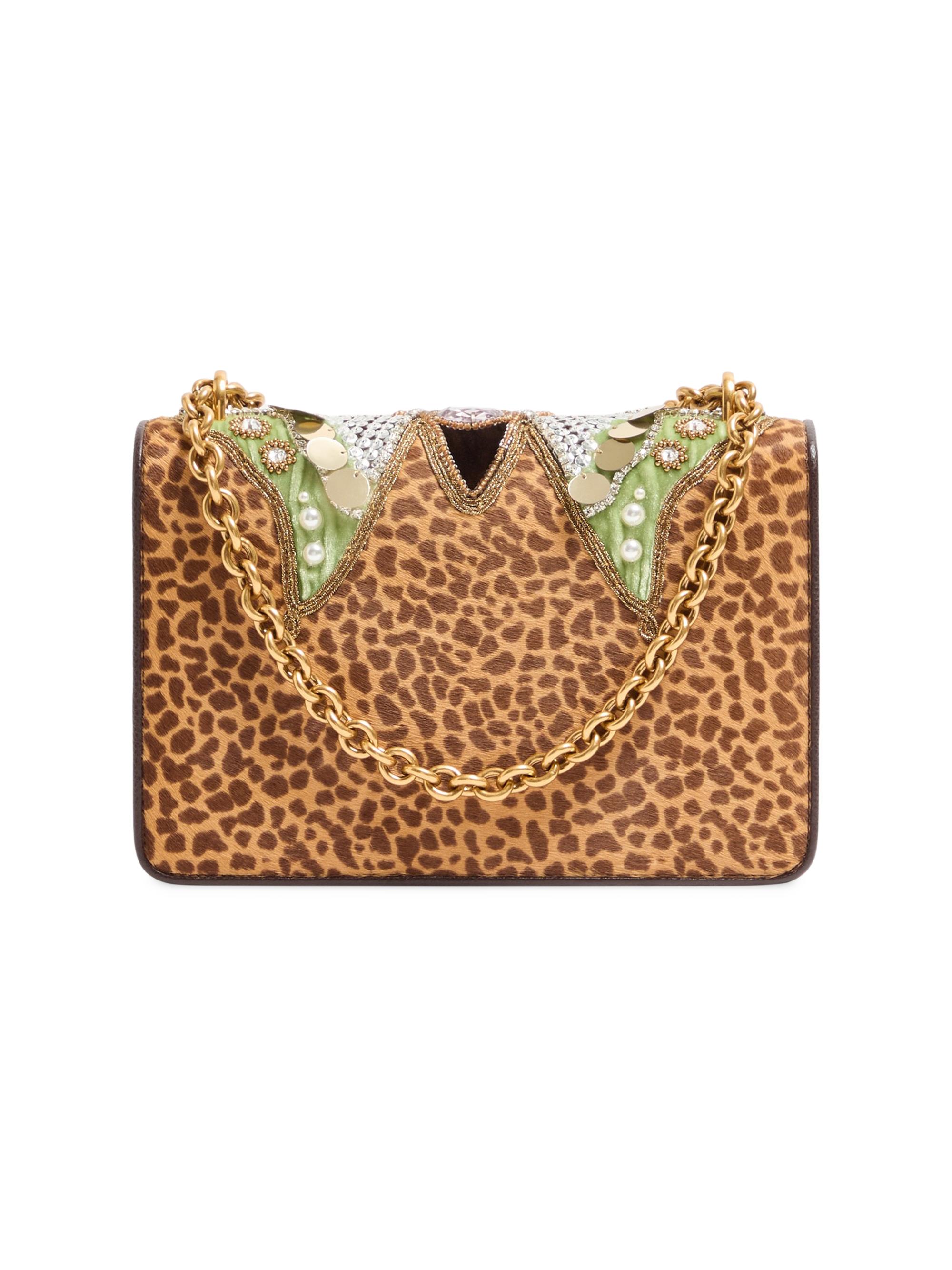 Valentino Garavani Vain Shoulder Bag in Pony-Effect Calfskin with ...