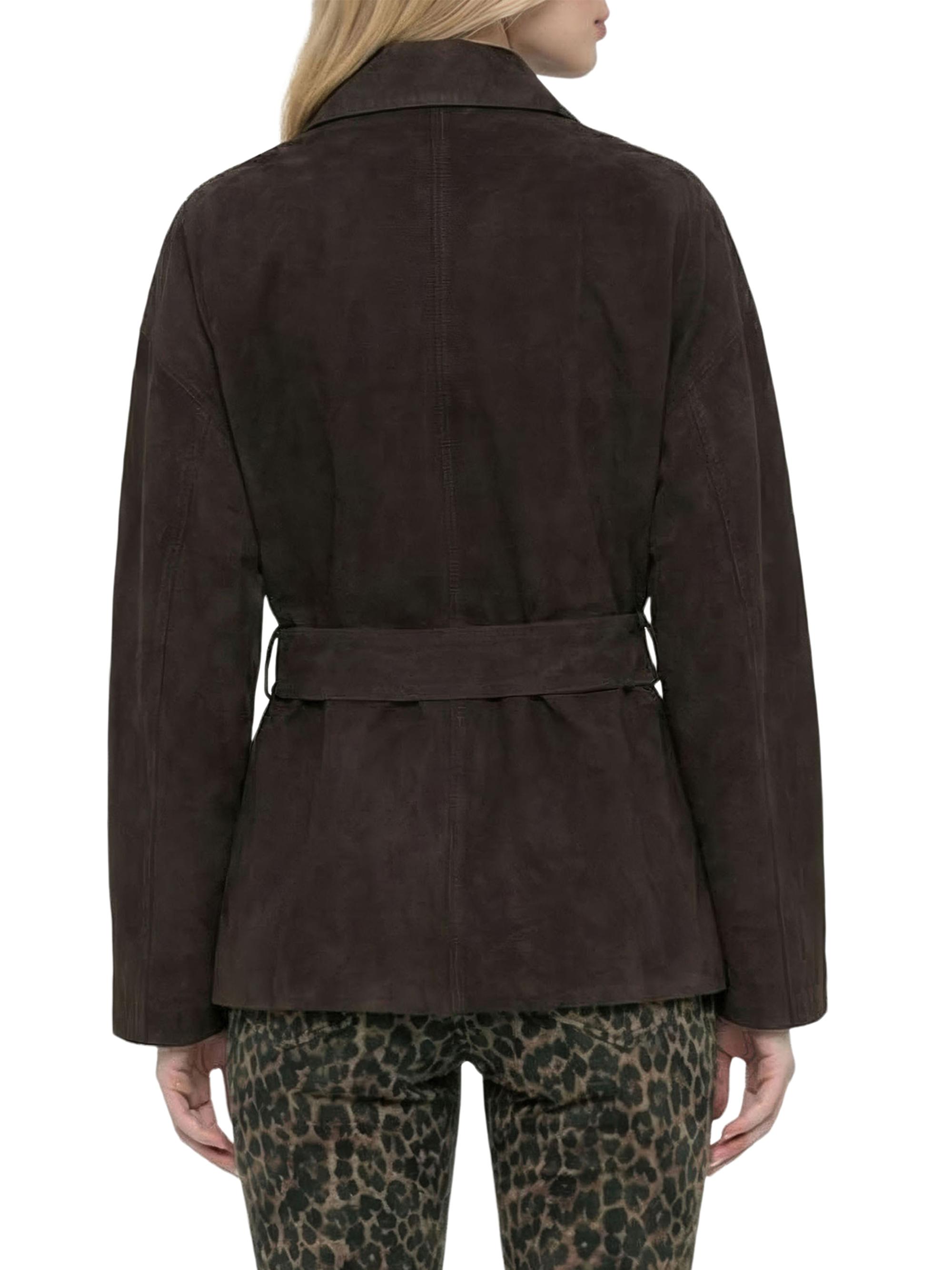 Gorski Select Metis Suede Jacket, Belt | Saks Fifth Avenue