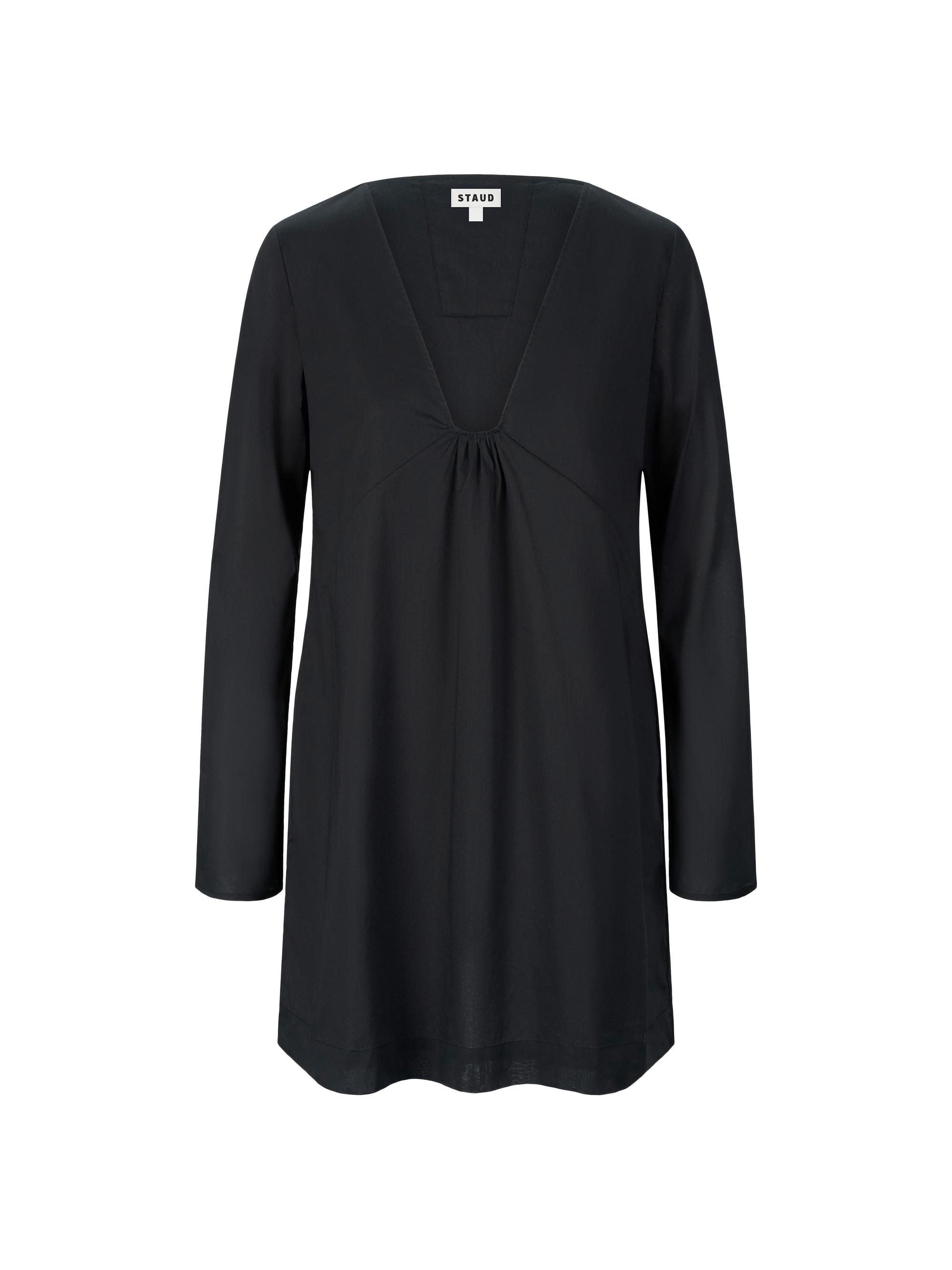 Staud Vivi Gathered Cotton Minidress | Saks Fifth Avenue