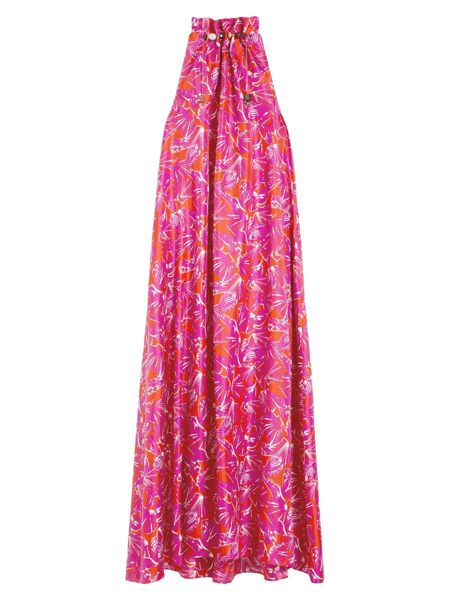 Max Mara Printed Silk Twill Dress | Saks Fifth Avenue