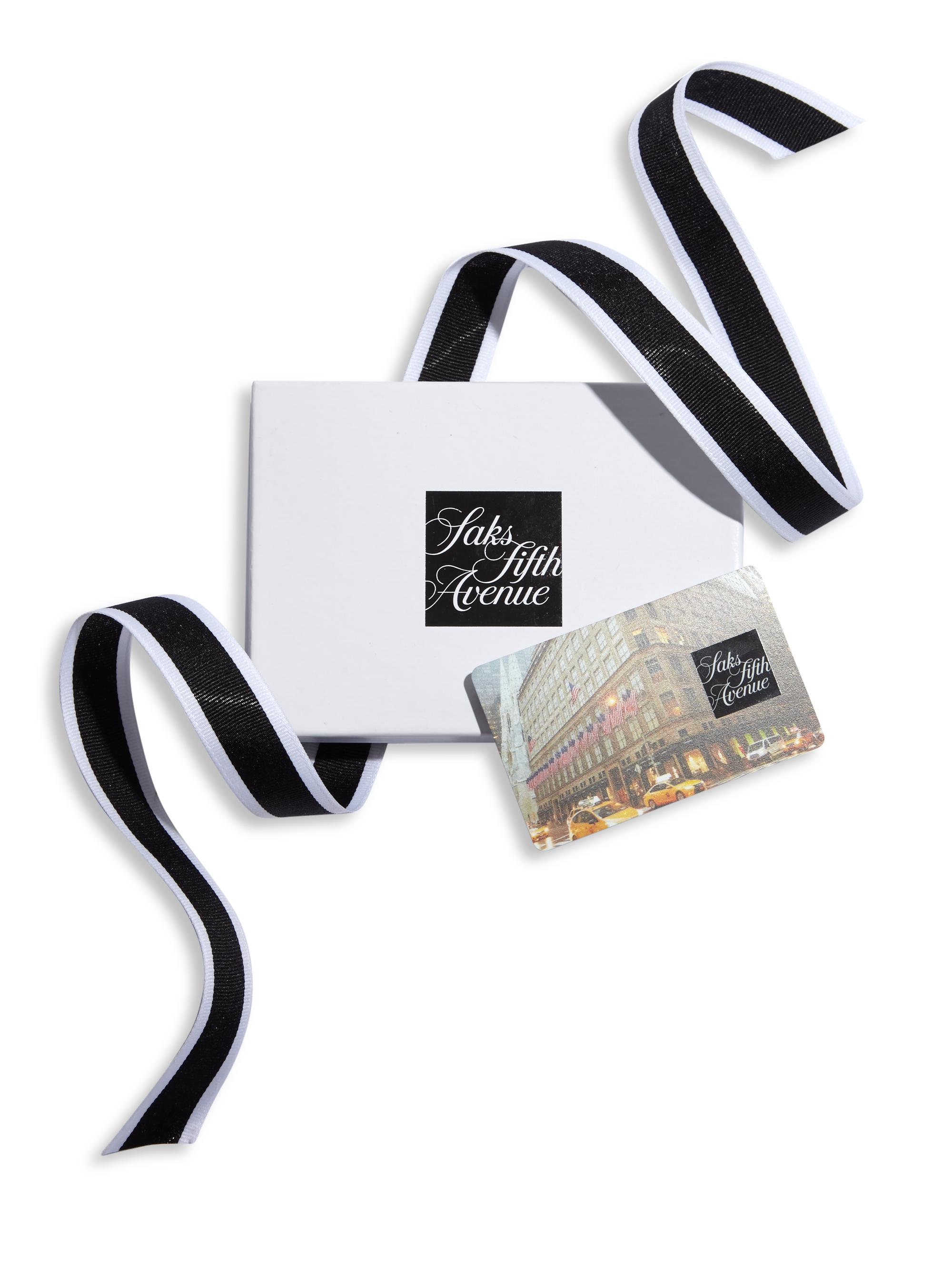 Saks Fifth Avenue New York City Flagship Gift Card | Saks Fifth Avenue