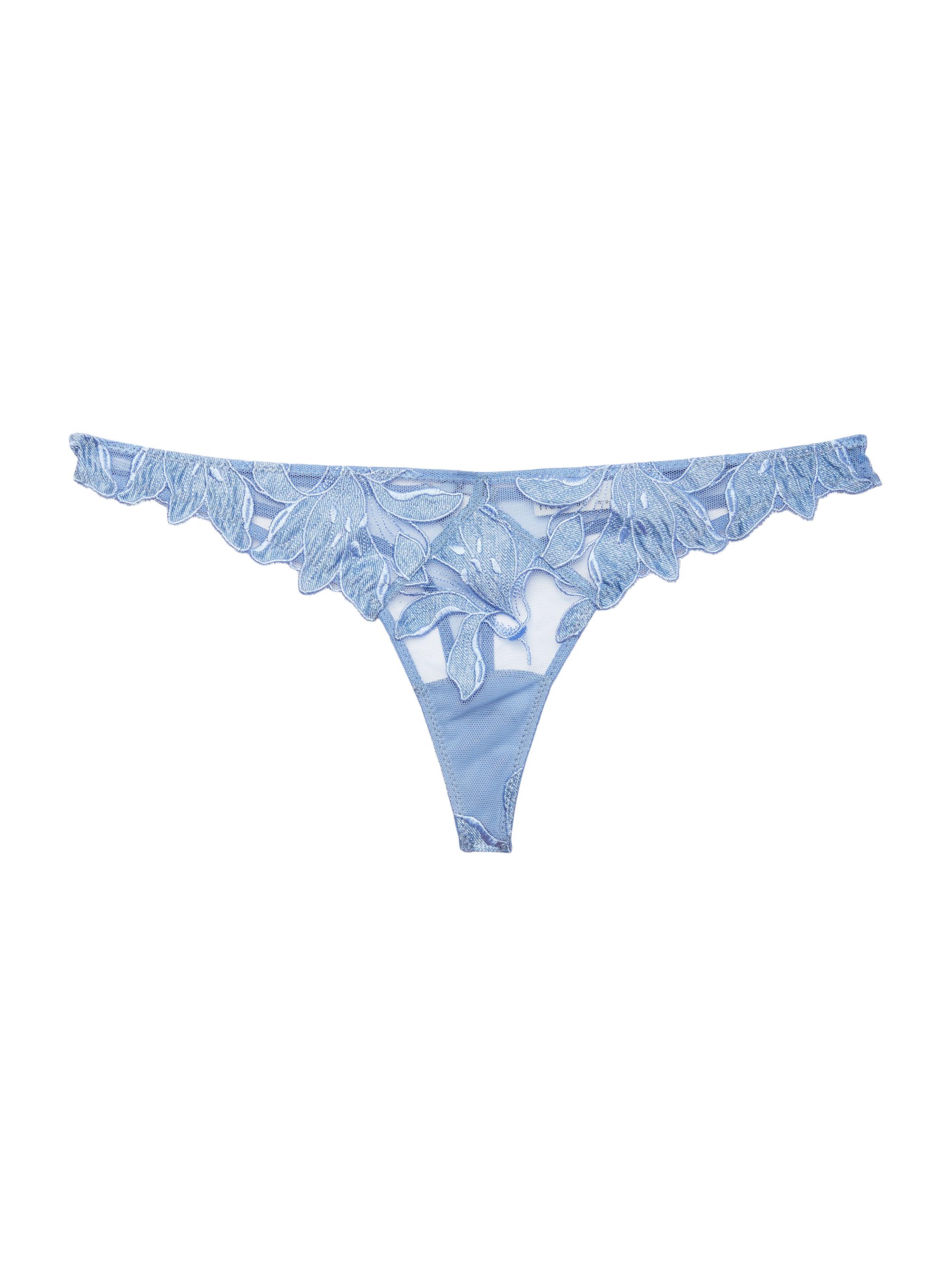 Fleur du Mal Lily Embroidered Hipster Thong | Saks Fifth Avenue