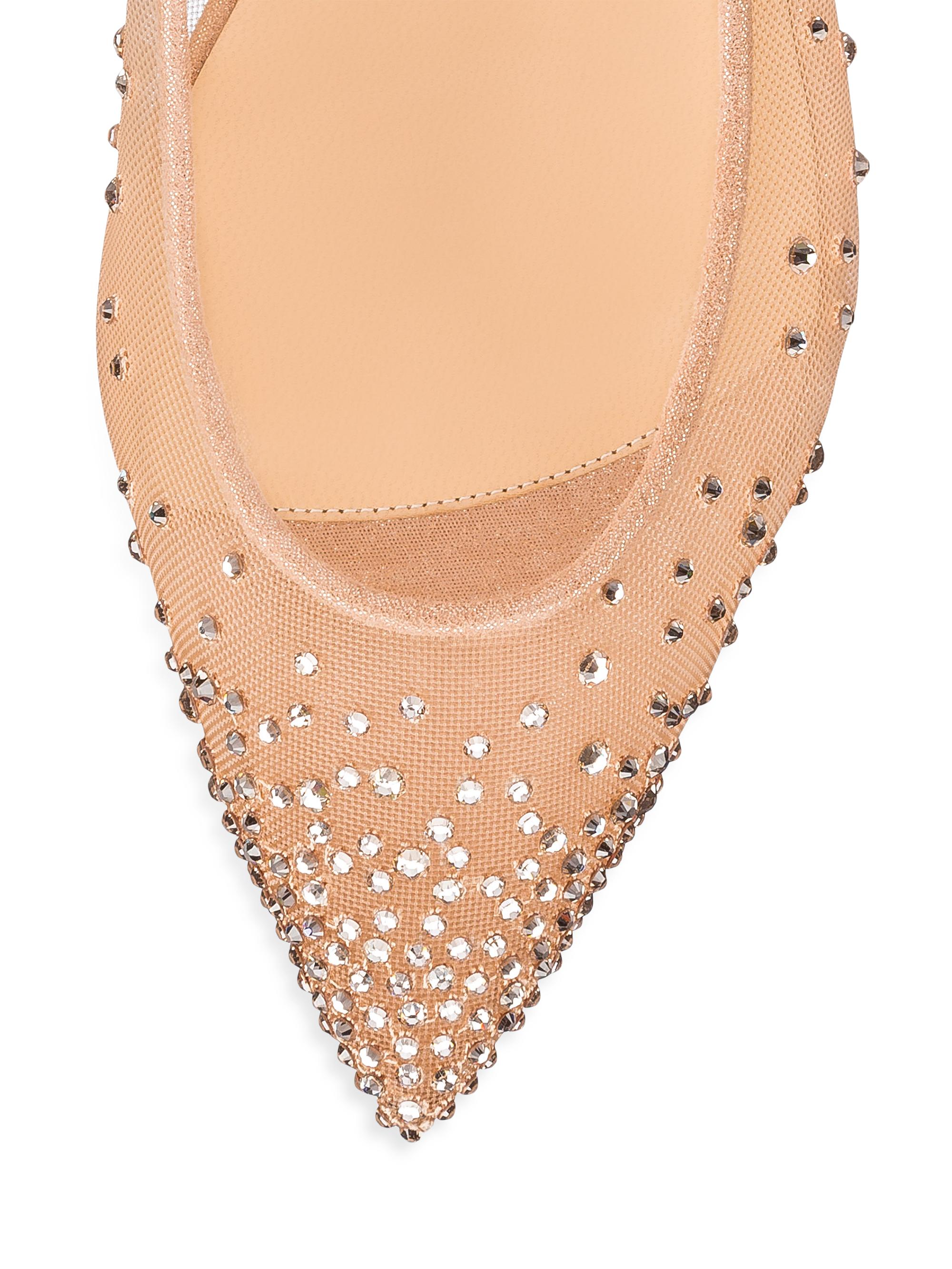 Christian Louboutin Follies Strass Ballerina Flats | Saks Fifth Avenue