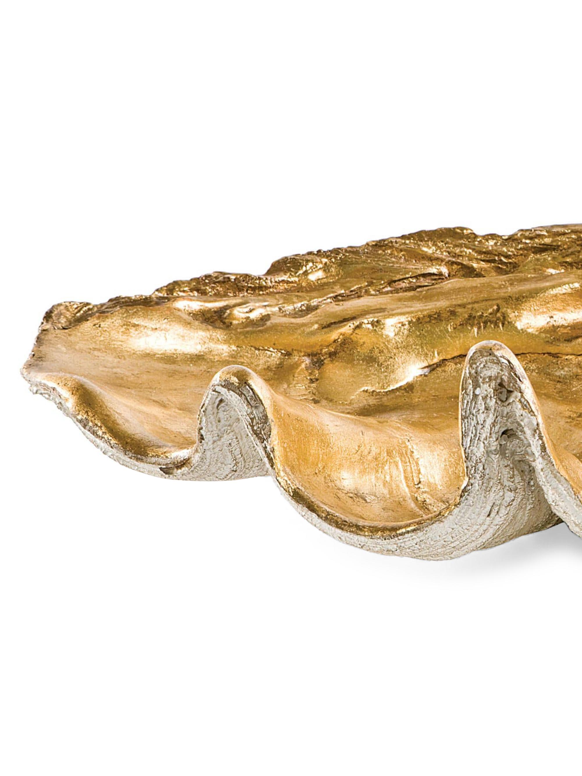 Regina Andrew Large Golden Replica Clam Shell Bowl | Saks Fifth Avenue