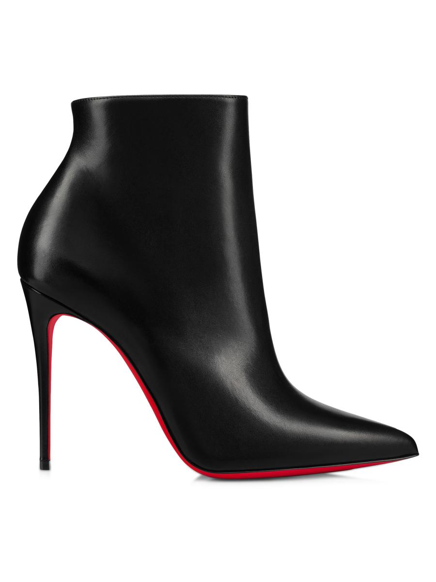 Christian Louboutin So Kate 100MM Leather Booty Booties | Saks Fifth Avenue